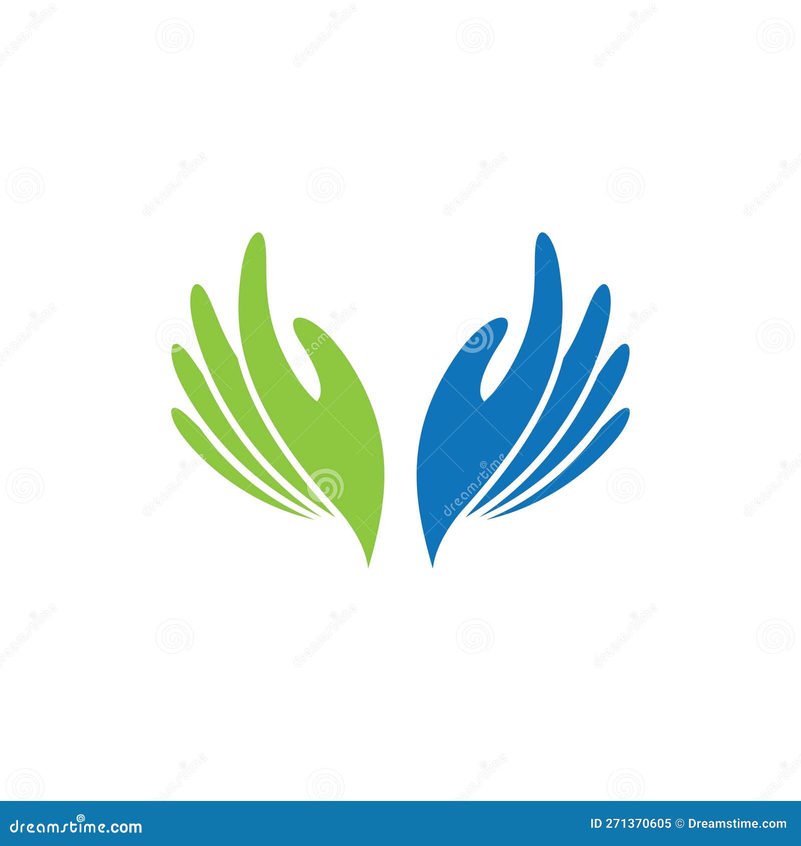 Hand logo images stock vector. Illustration of community - 271370605