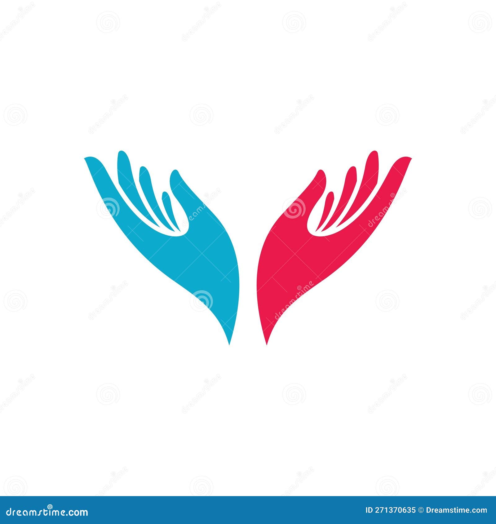 Hand logo images design stock vector. Illustration of help - 271370635