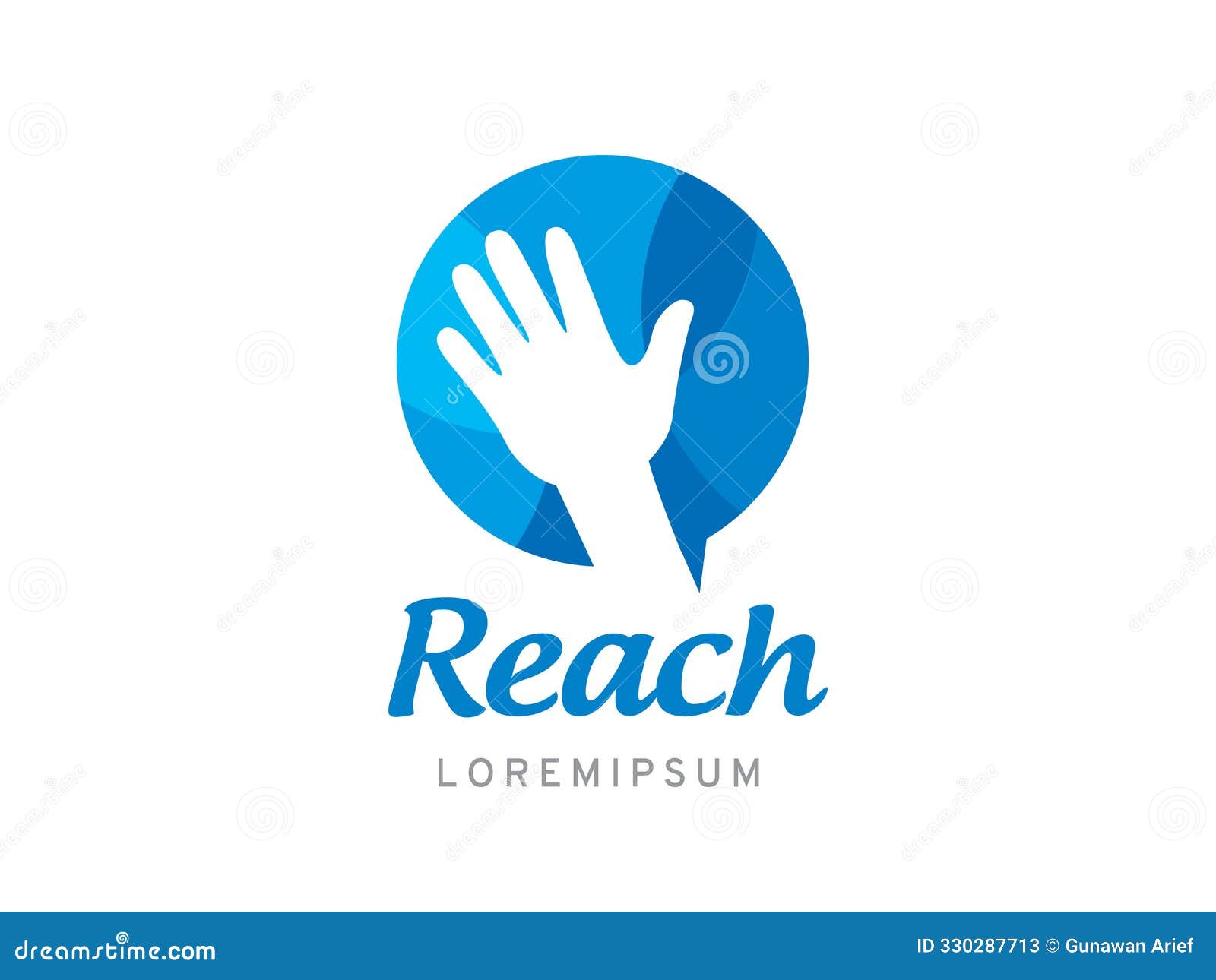 Hand Logo Symbol or Icon Template Stock Vector - Illustration of ...