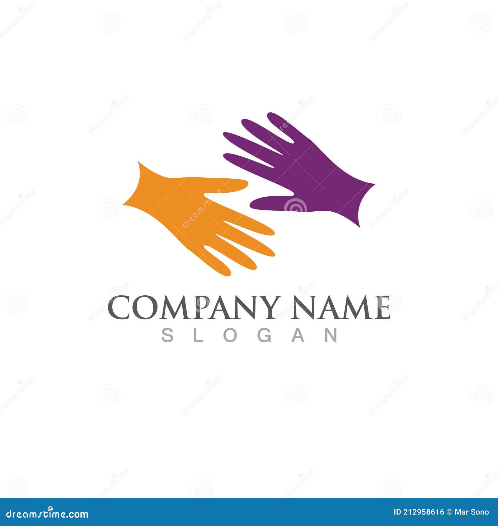 Hand Logo and Symbol Vector Icon Stock Vector - Illustration of design ...