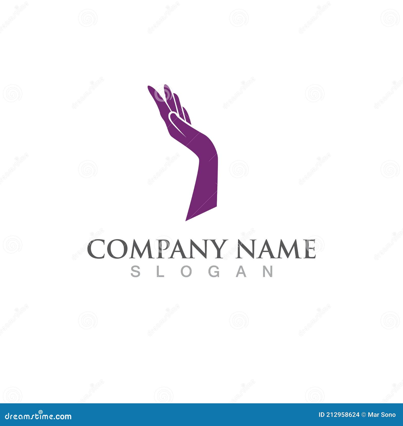 Hand Logo and Symbol Vector Icon Stock Vector - Illustration of idea ...