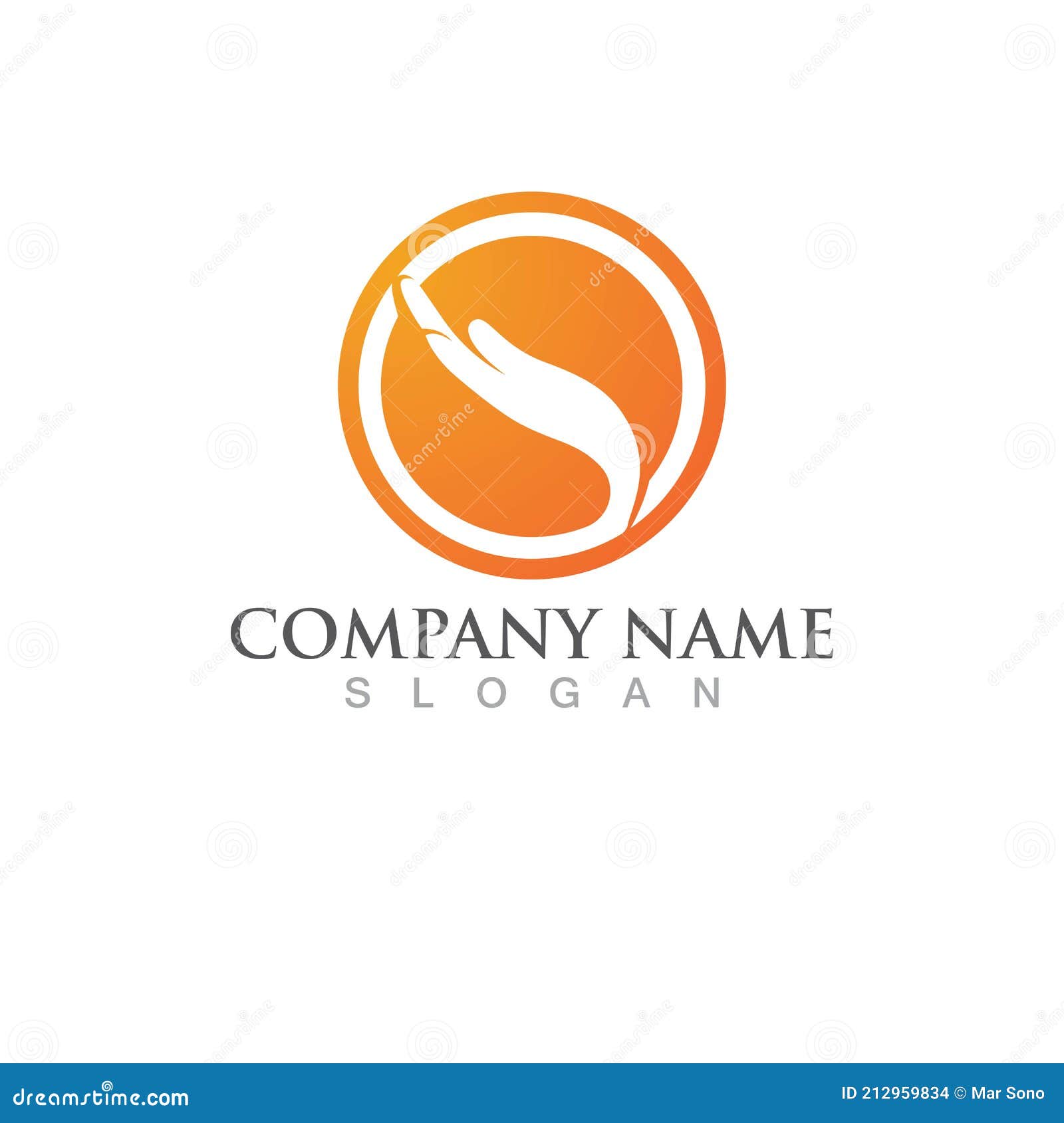 Hand Logo and Symbol Vector Icon Stock Vector - Illustration of woman ...