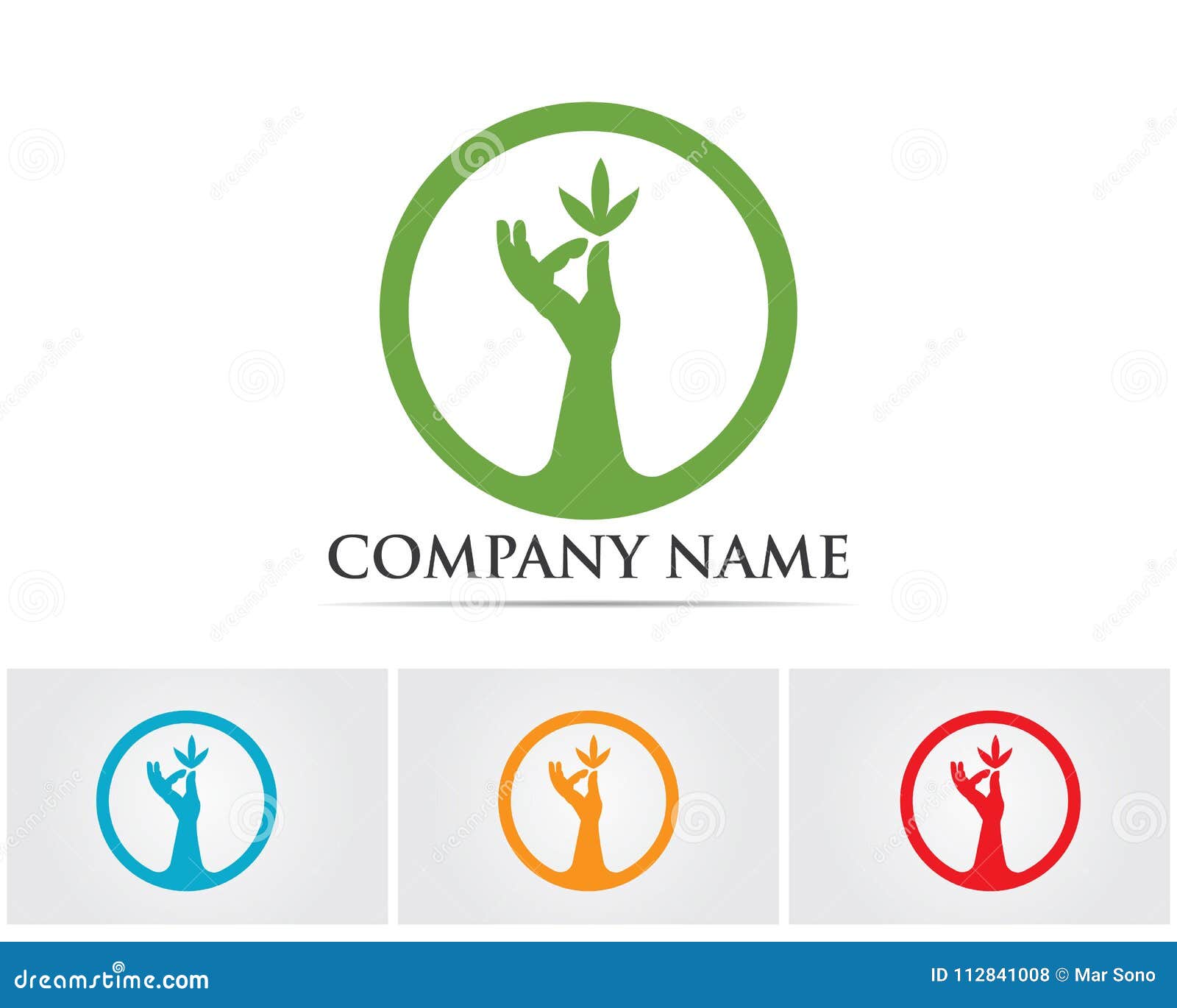 Hand Logo and Symbols Template Icons App Stock Vector - Illustration of ...