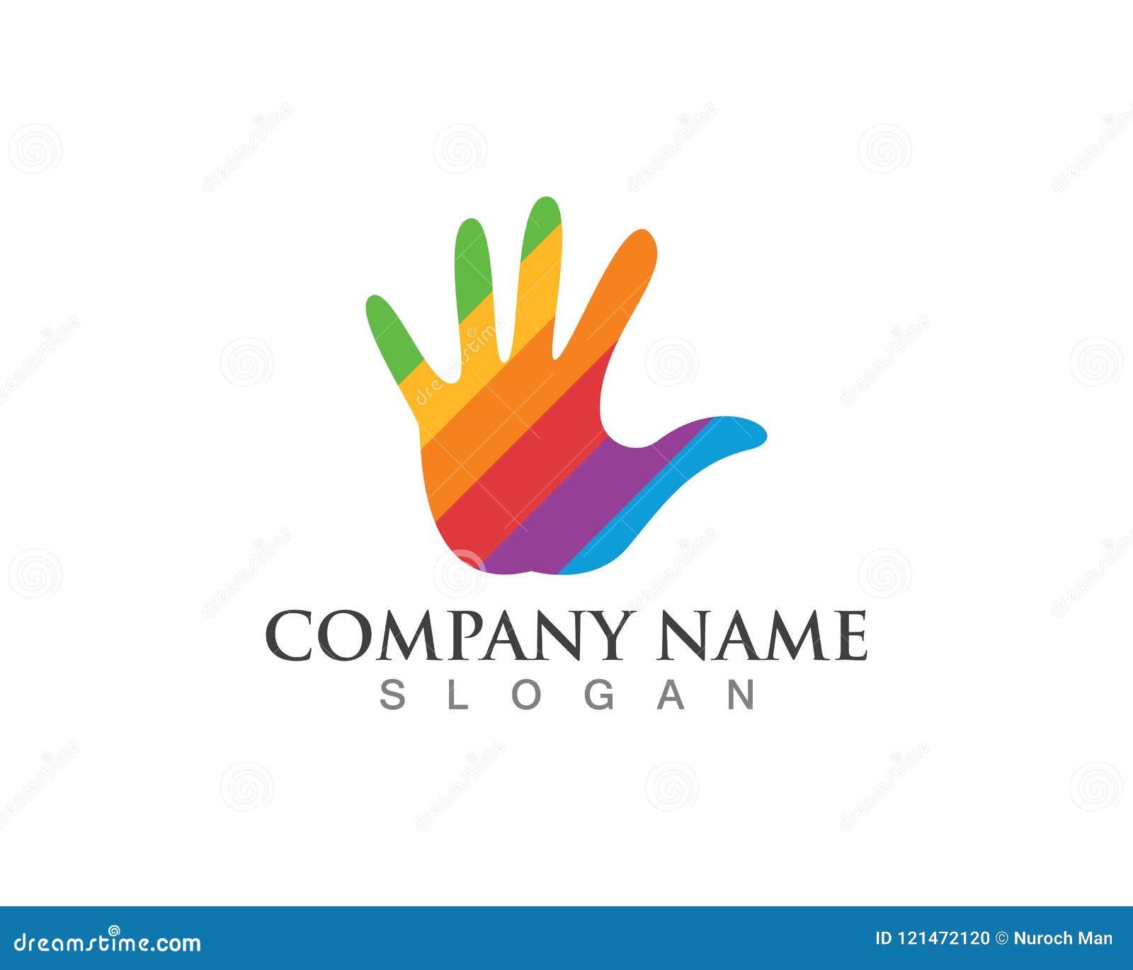 Hand Logos Vector Illustration | CartoonDealer.com #40007628