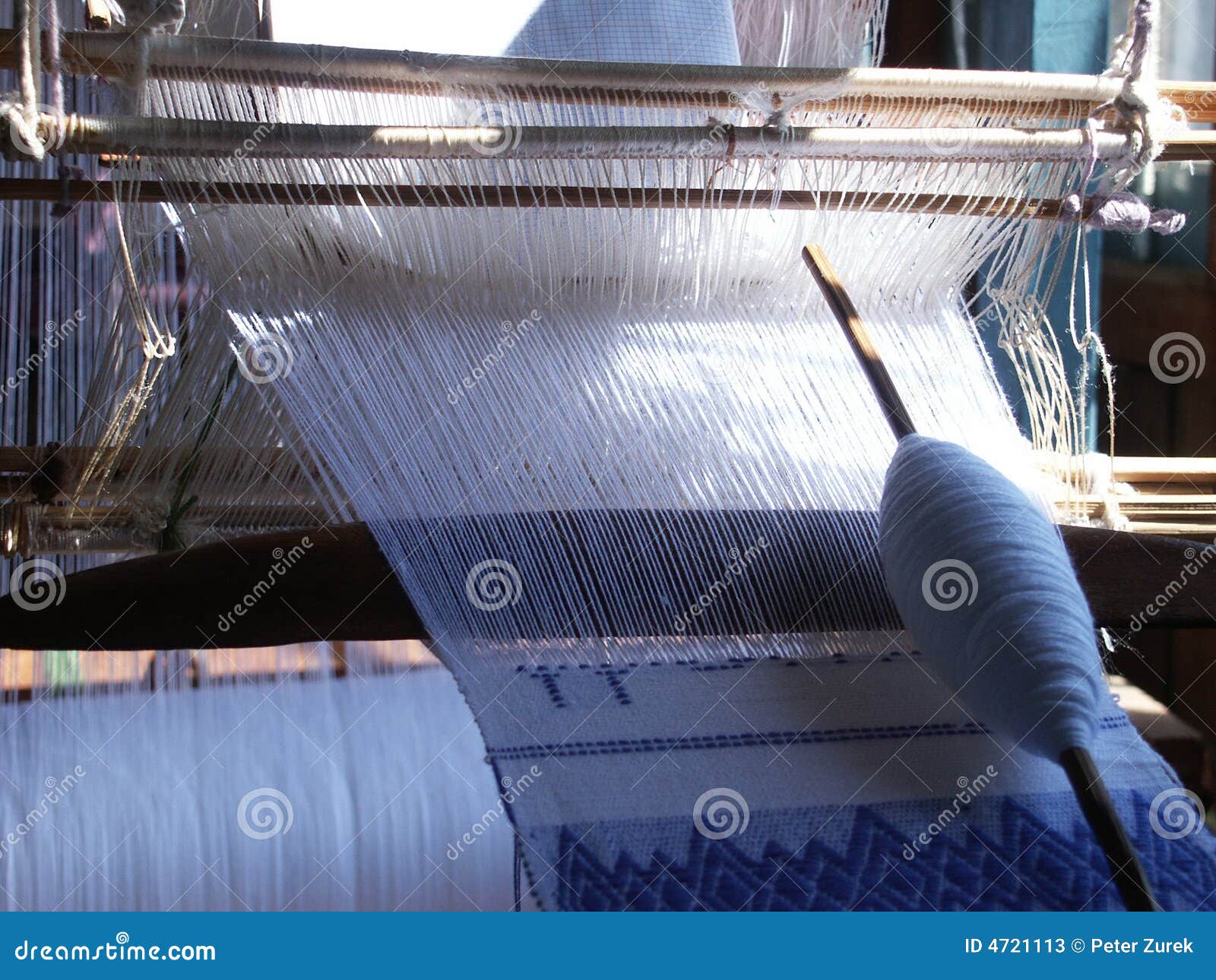 Hand loom stock image. Image of lake, silk, wooden, fabrics - 4721113