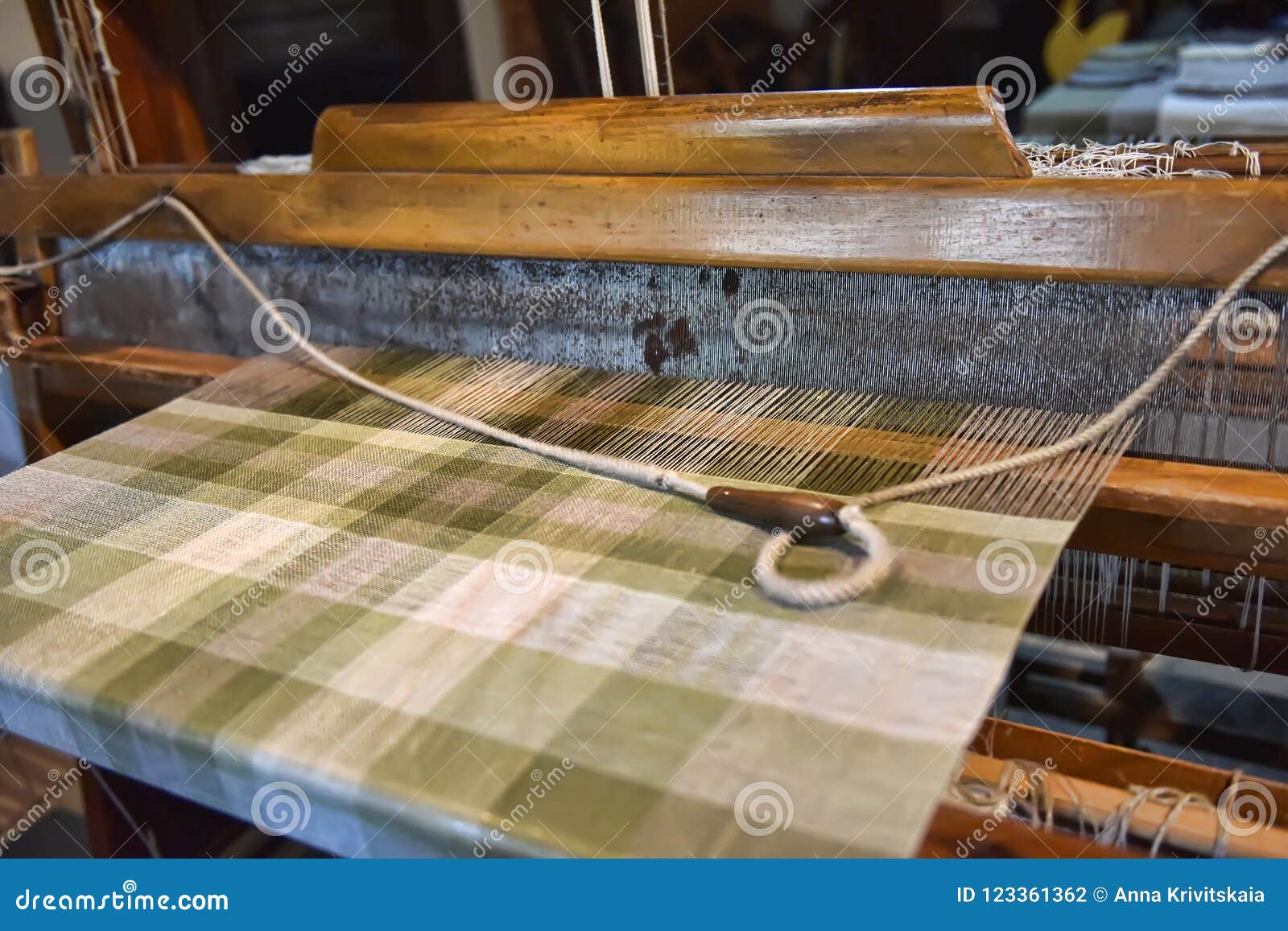 Hand loom, ancient device, editorial photography. Image of retro ...