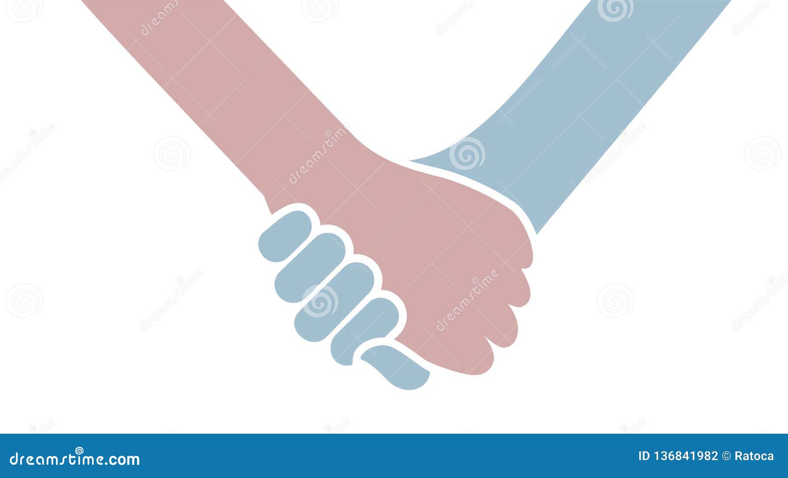 Hand in love illustration stock vector. Illustration of friendship ...