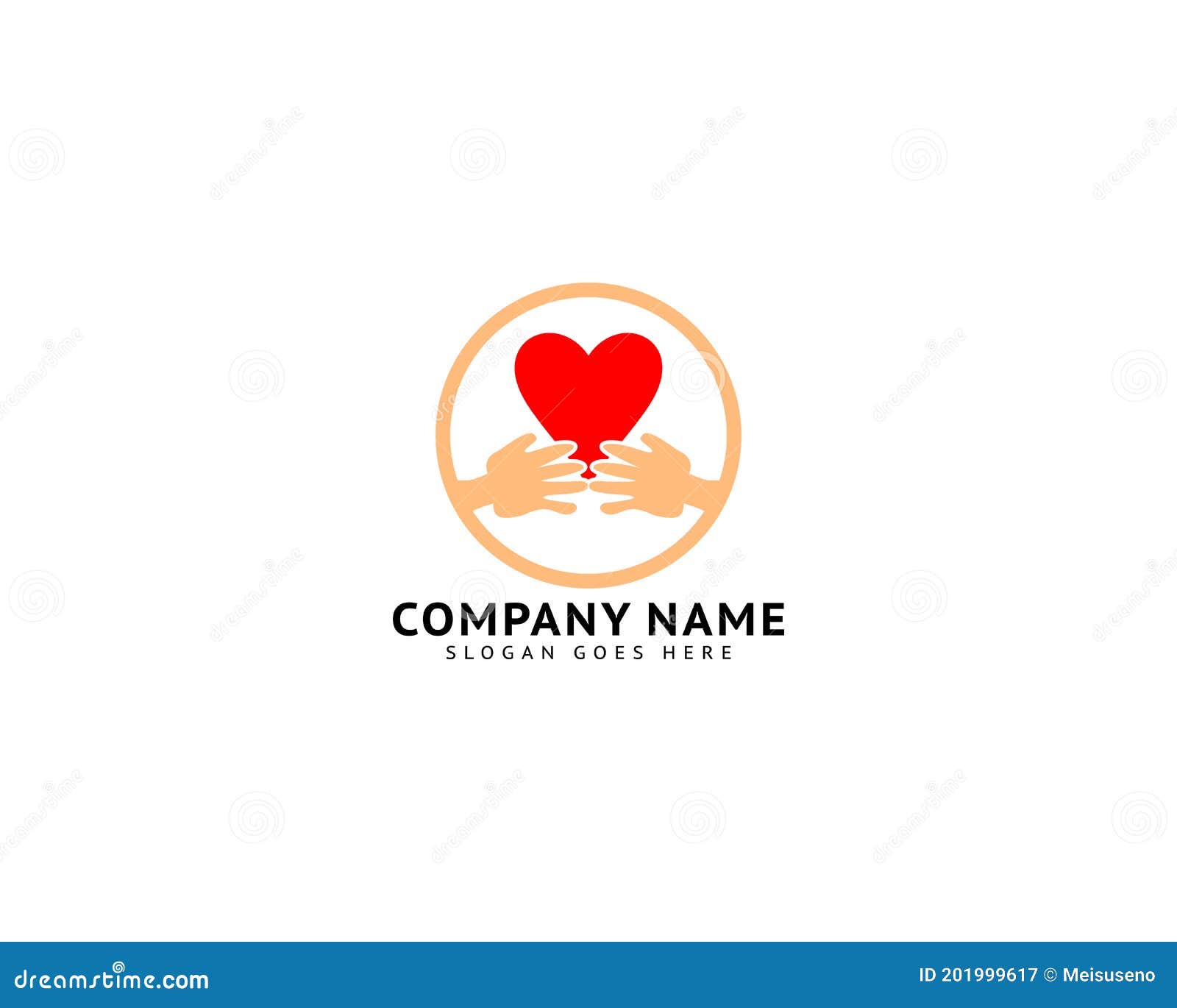 Hand Love Logo Template Vector Icon Stock Vector - Illustration of ...