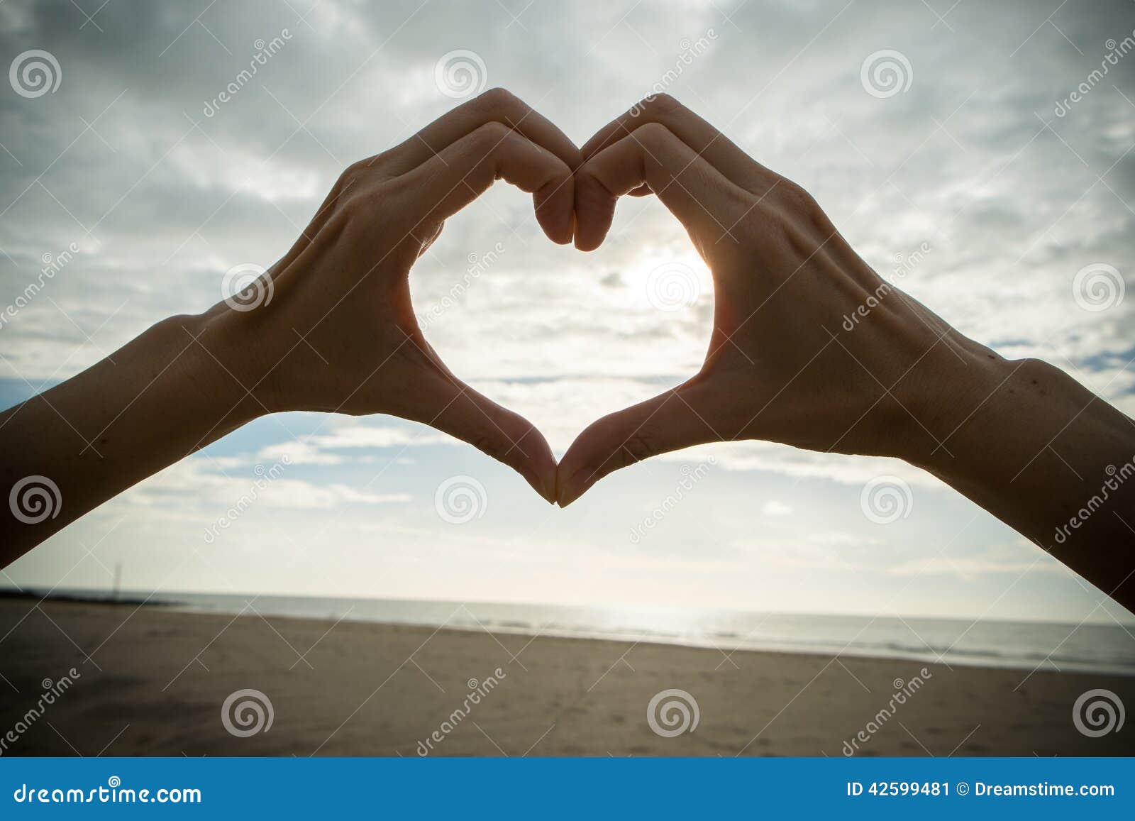 Hand with love symbol stock image. Image of gesture, romance - 42599481