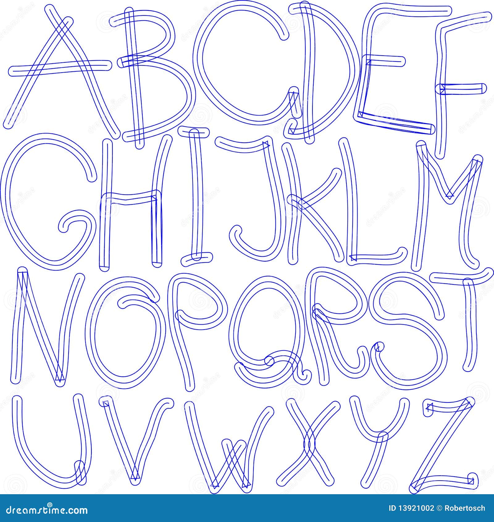 Blue Alphabet Texture. Azure Font Typeface. Beryl Calligraphy Template ...