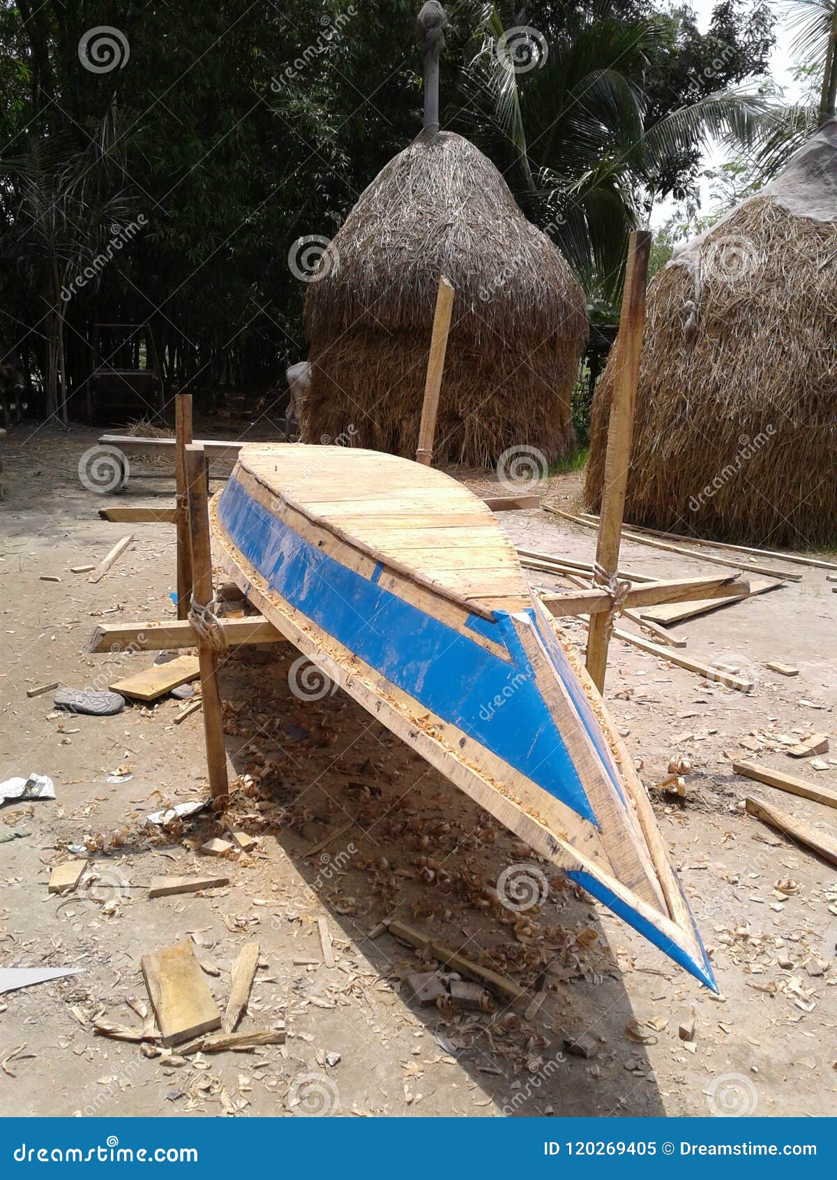 Hand made boat stock image. Image of traditinal, hand - 120269405