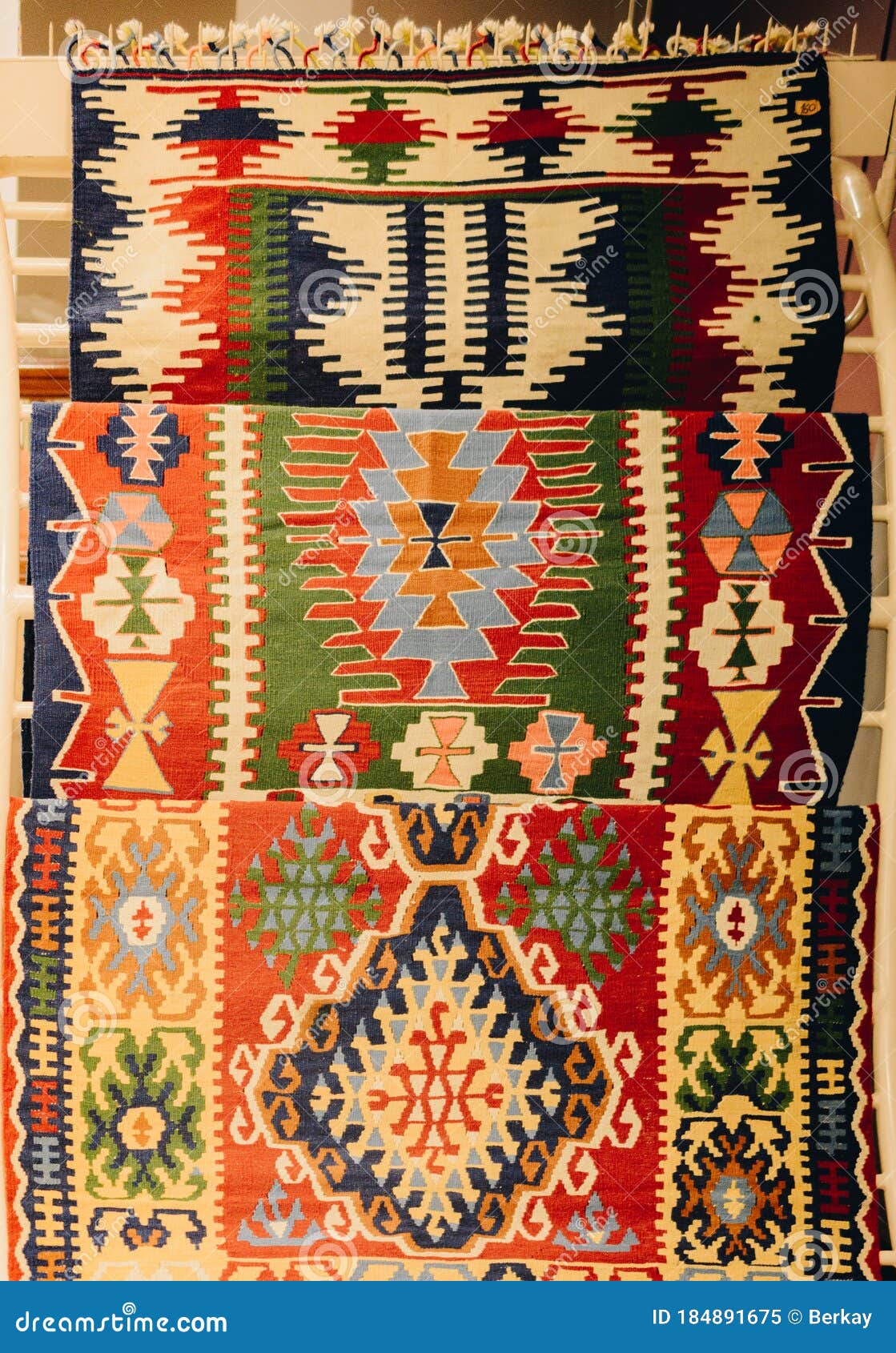 Hand Made Carpet and Rugs of Traditional Types Stock Image - Image of ...