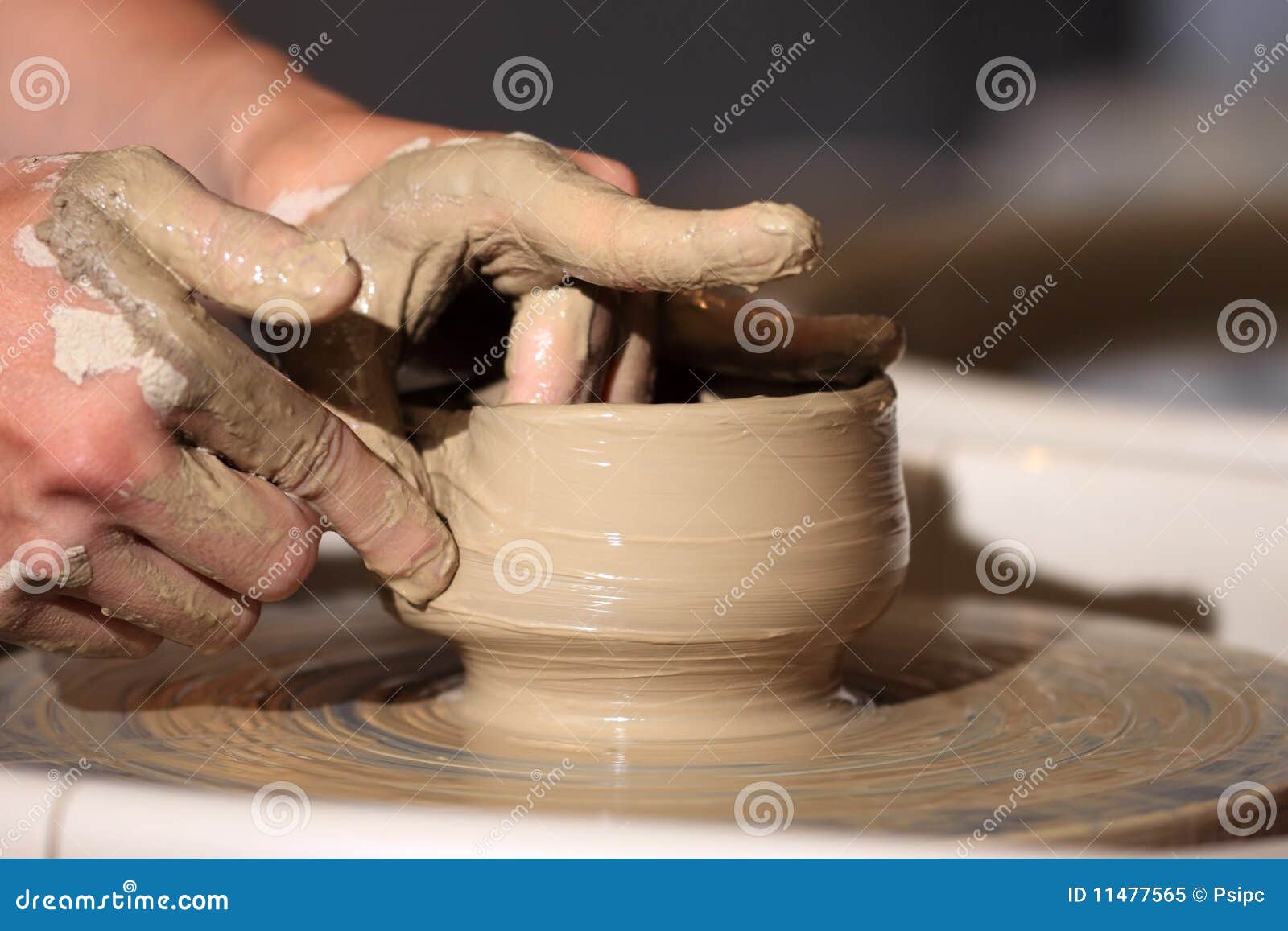 Hand made ceramics stock image. Image of pottery, finger - 11477565