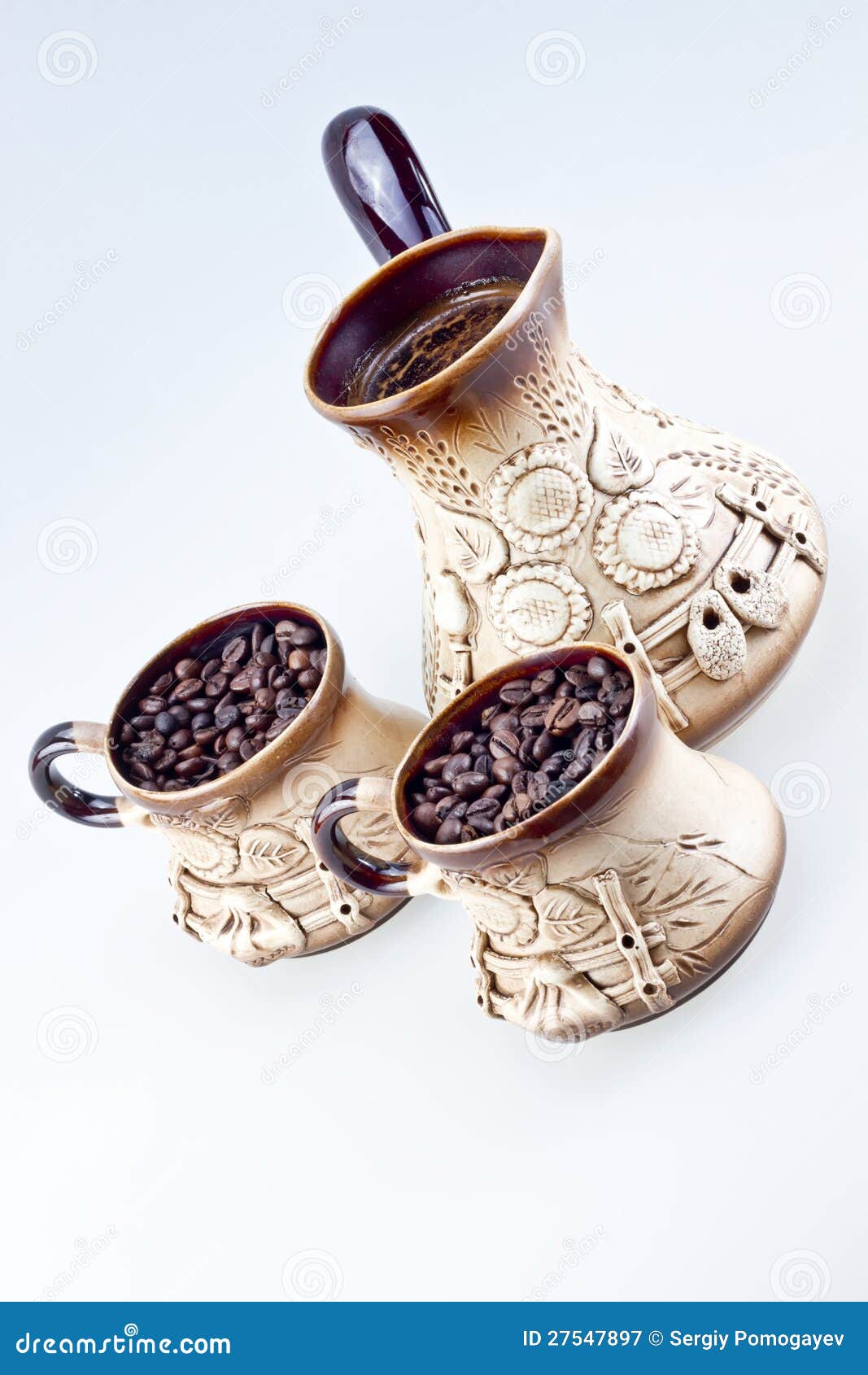 Hand made Coffee set stock image. Image of homemade, breakfast - 27547897