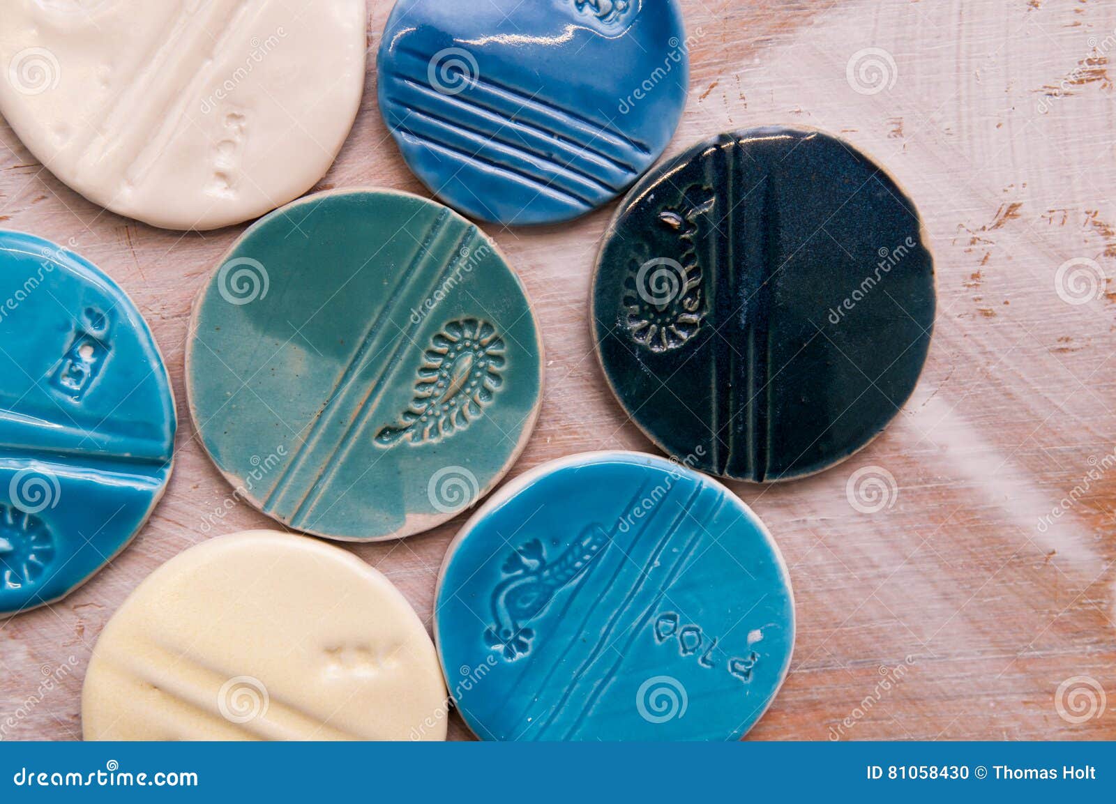 Hand Made Creative Ceramic Products and Objects Stock Photo - Image of ...