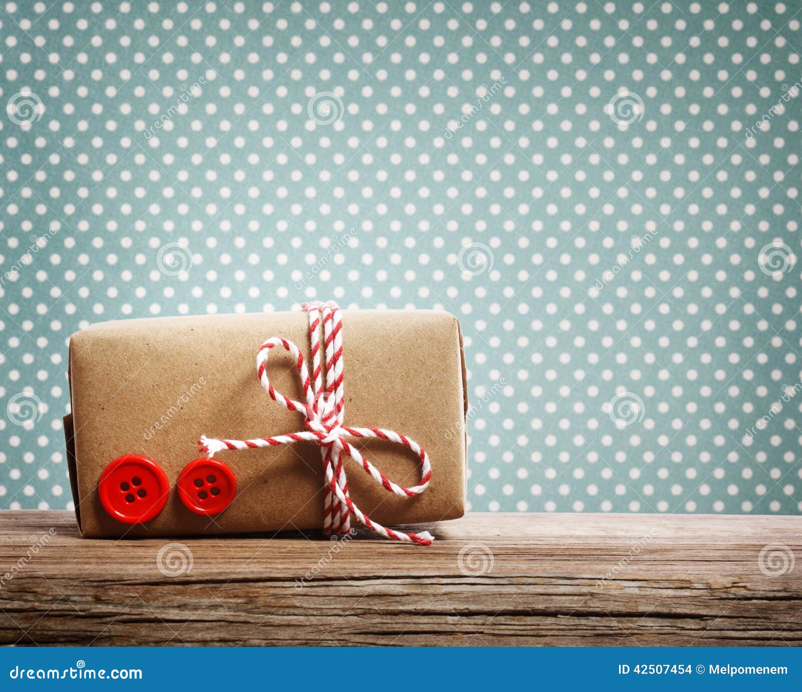 Hand made gift box stock photo. Image of mothers, recycled - 42507454