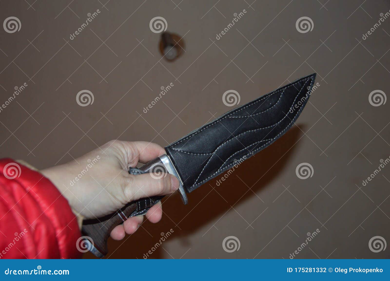 Hand-made Knife and Case in Prison Stock Photo - Image of military ...