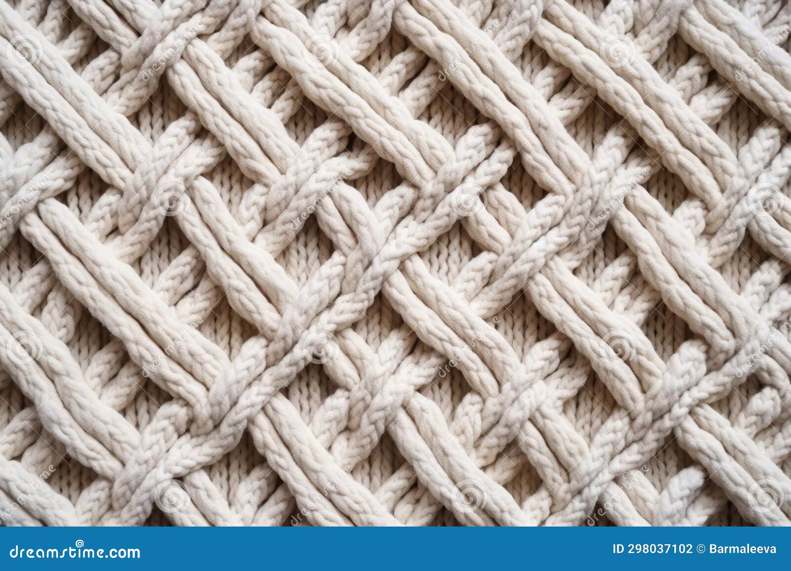 Hand Made Macrame Texture Pattern. Eco Friendly Modern Knitting Stock ...