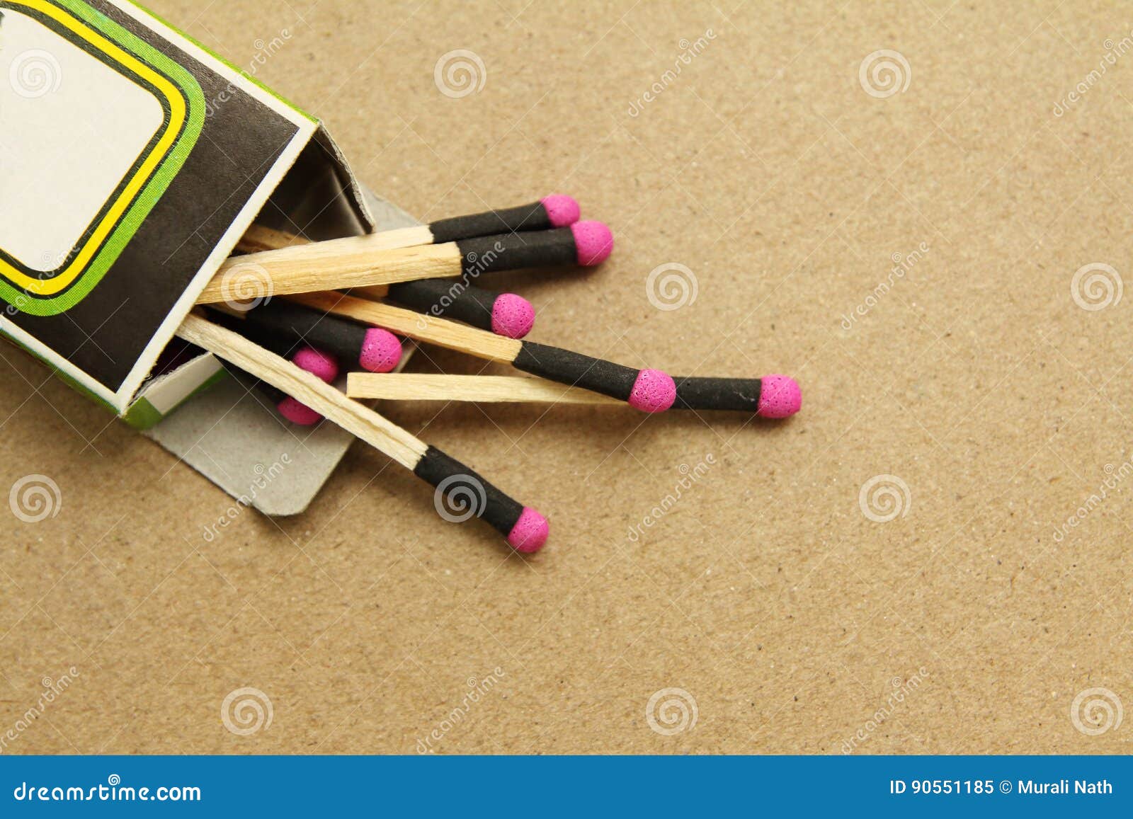 Hand Made Matchstick with Fire Crackers Stock Image - Image of light ...