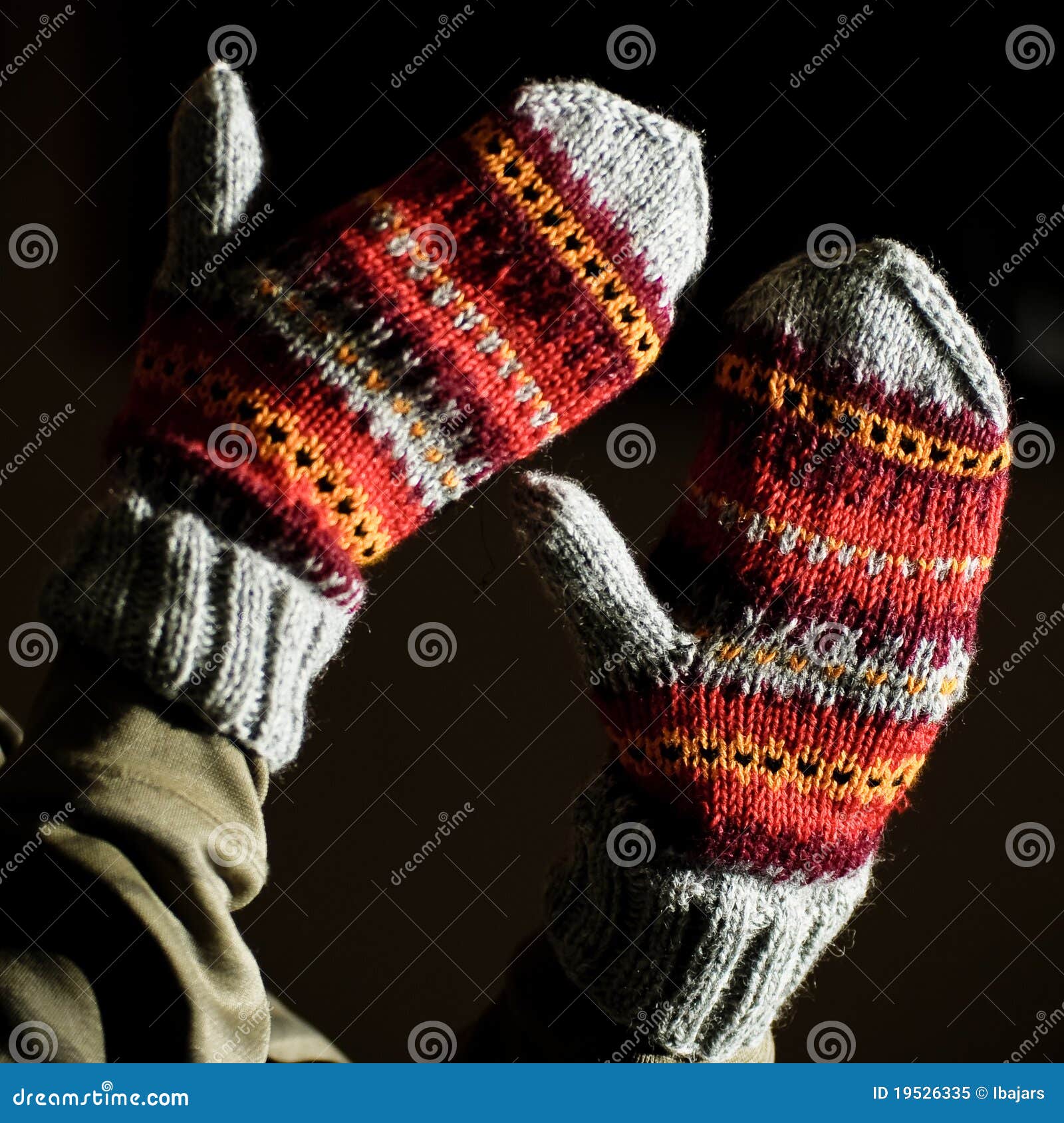 Hand made mittens stock image. Image of outdoors, clothe - 19526335