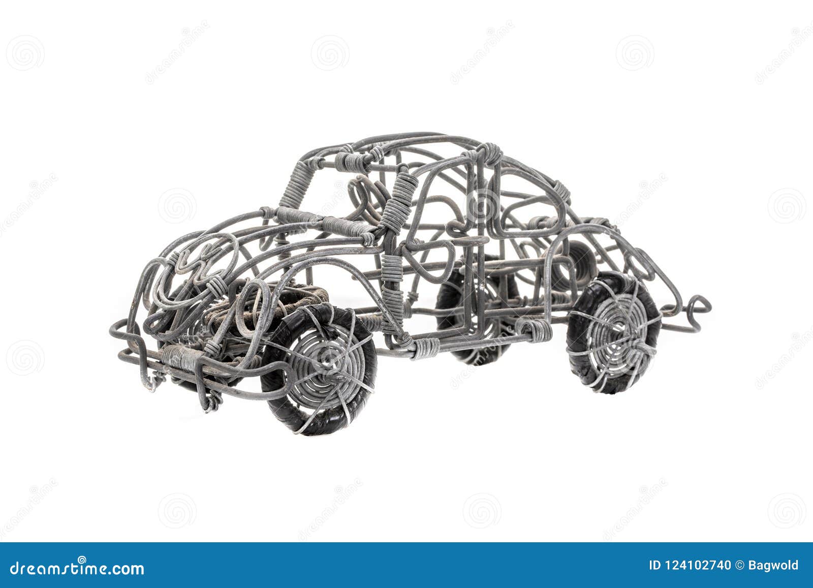 Hand Made Model Wire Car stock photo. Image of rescue - 124102740