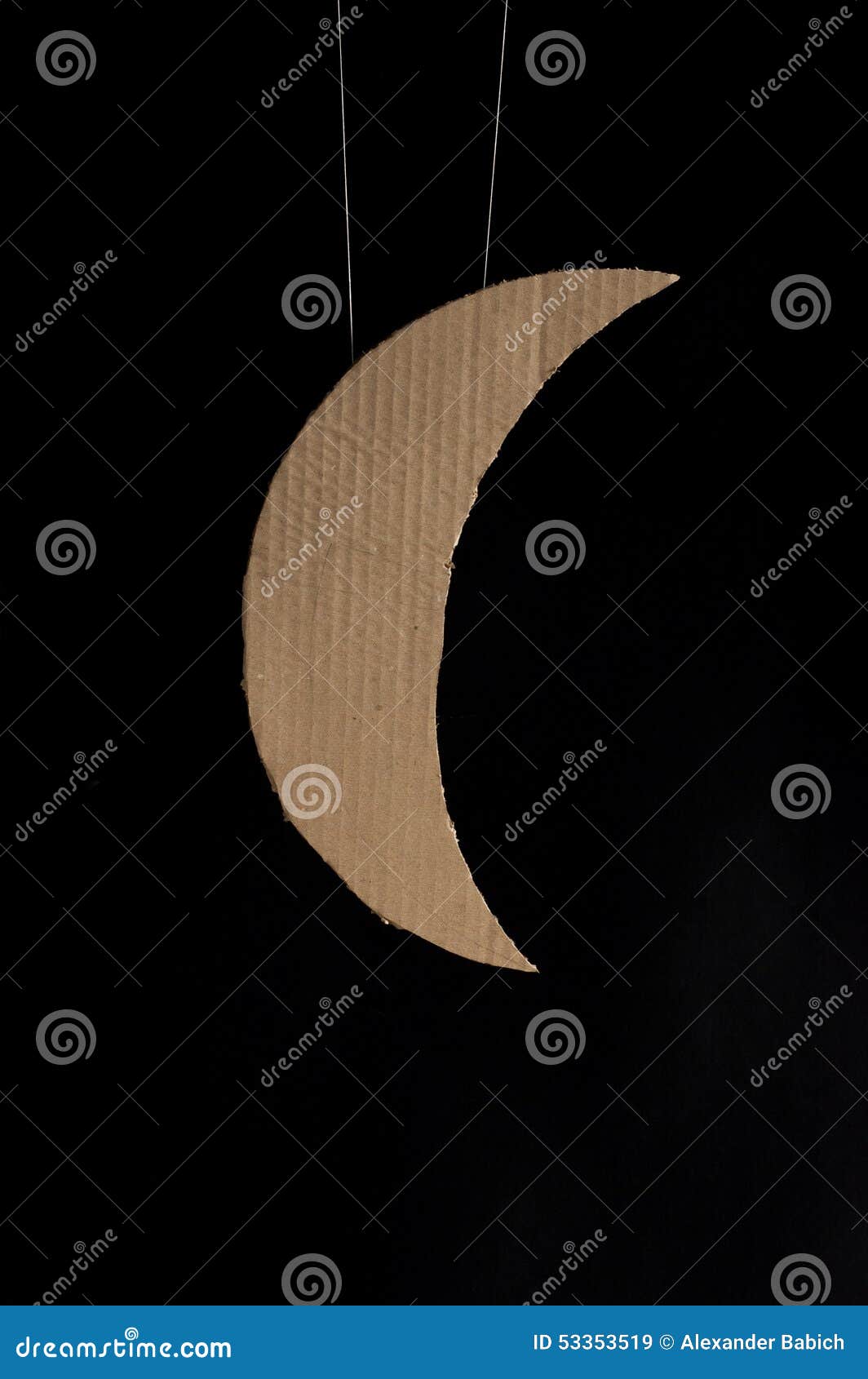 Hand made moon stock image. Image of sleep, childhood - 53353519