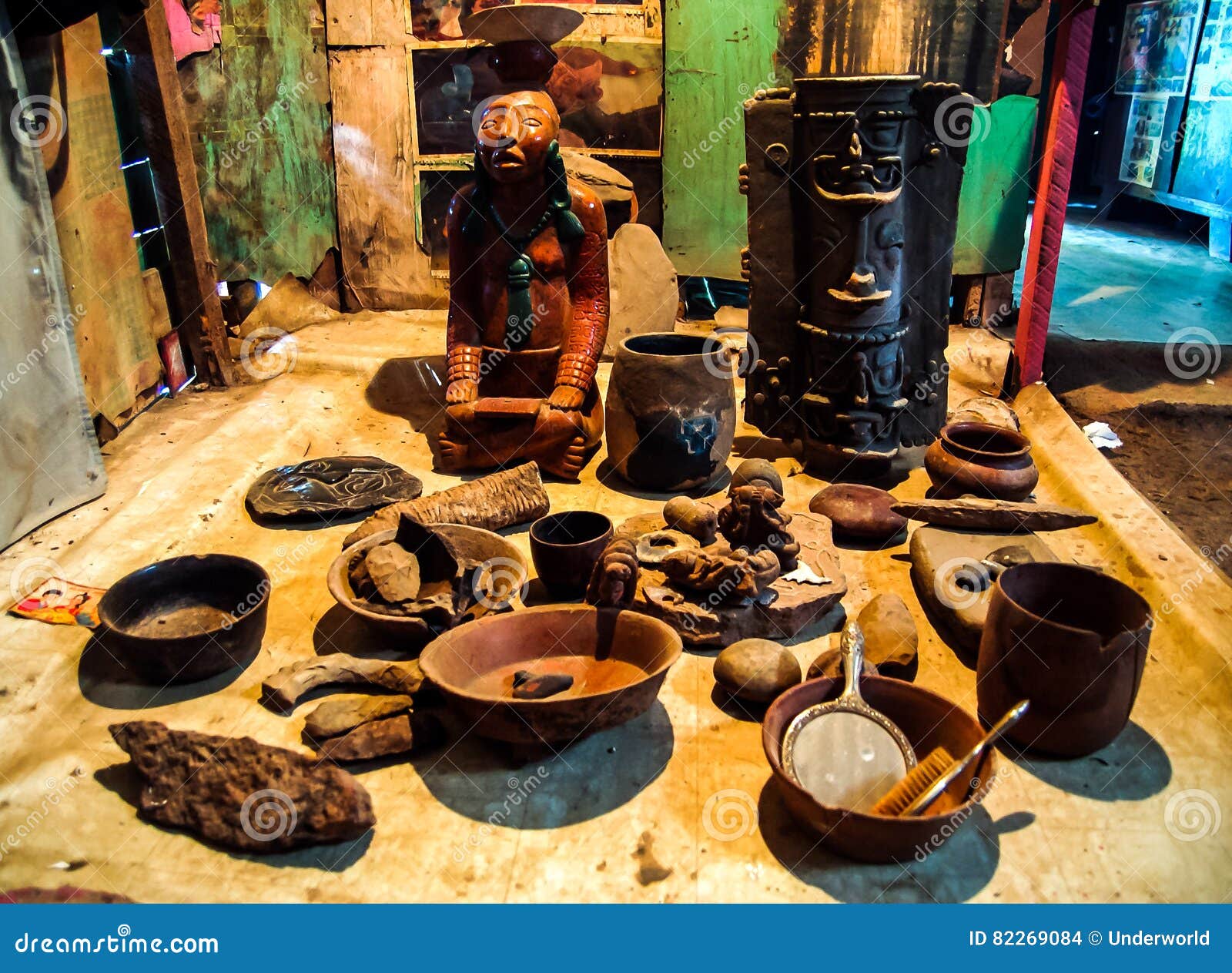 Hand Made Old Mayan Instruments Stock Photo - Image of pyramid, tools ...