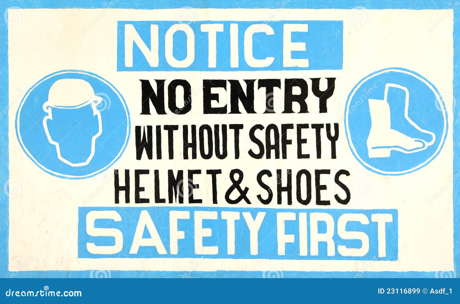 Safety Sign With Phrase Caution Wet Floor On Stairs Stock Photo ...