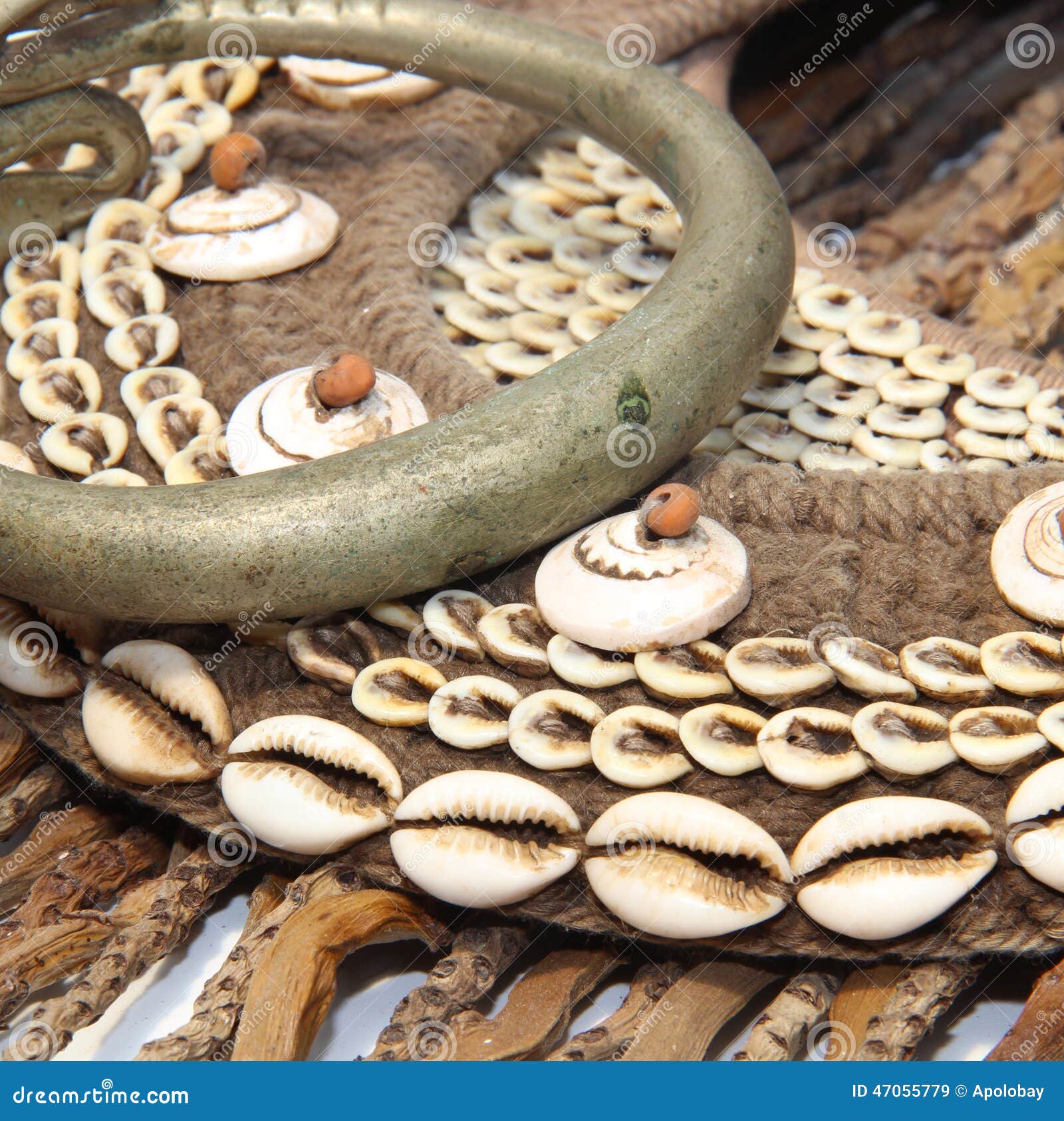 Hand made shell jewelry stock image. Image of east, brown - 47055779