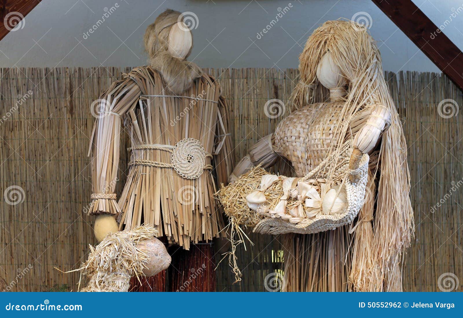 Hand made from straw stock photo. Image of baby, mary - 50552962