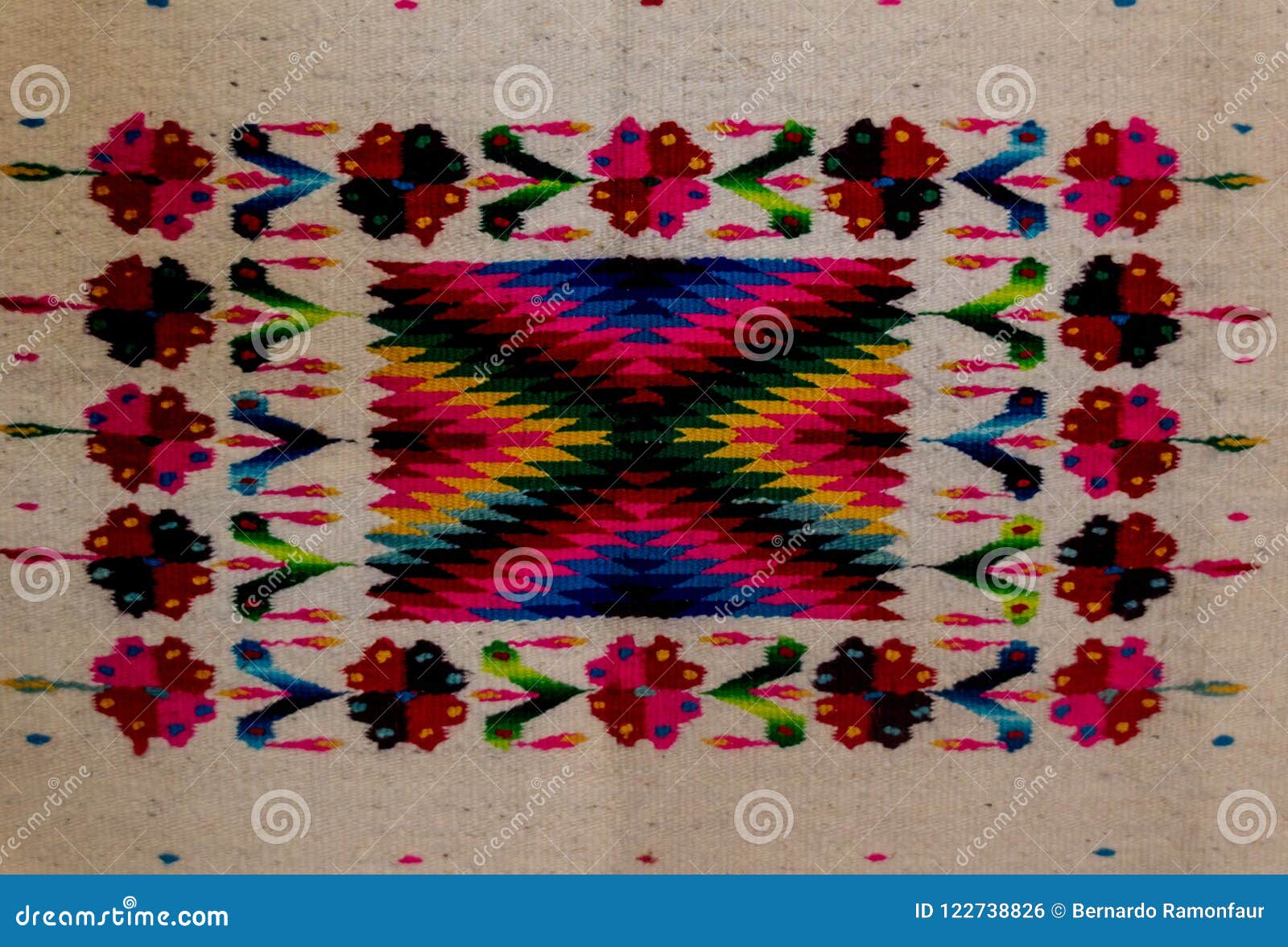 Hand Made Textile Pieces in Textile Museum of Oaxaca Editorial Photo ...