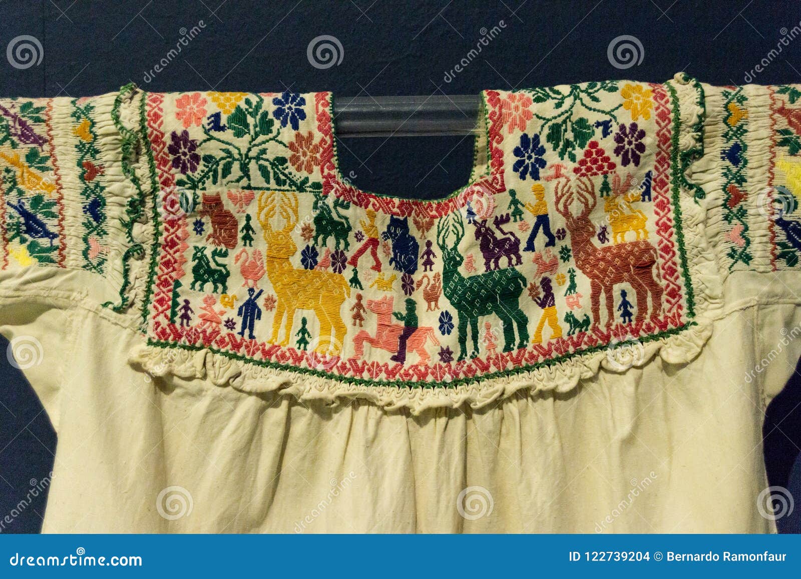 Hand Made Textile Pieces in Textile Museum of Oaxaca Editorial Stock ...