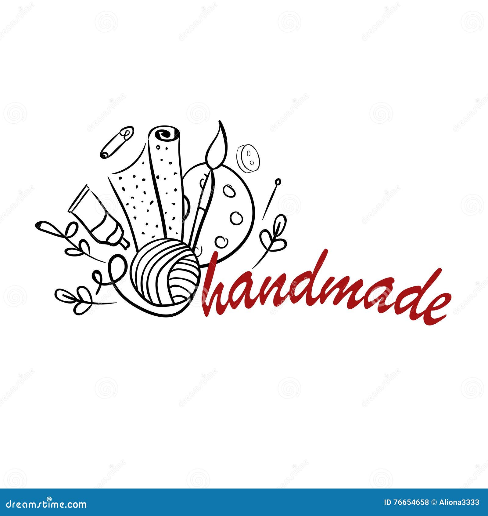 Hand made tools logo stock vector. Illustration of icon - 76654658