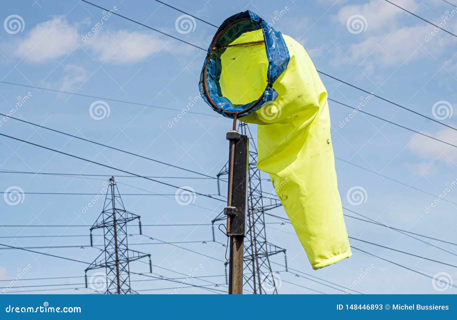 Wind Direction Indicator stock image. Image of aviation - 148446893