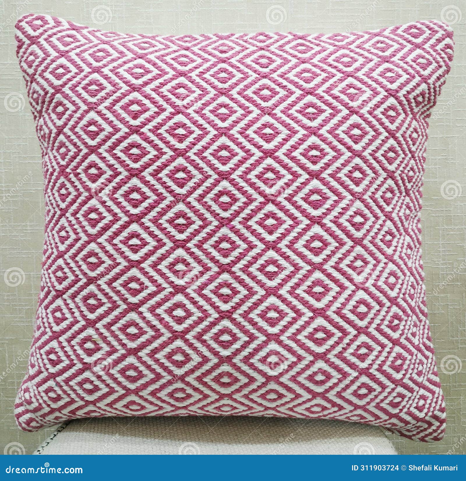 Hand Made Woven Cushion with High Resolution Stock Photo - Image of ...