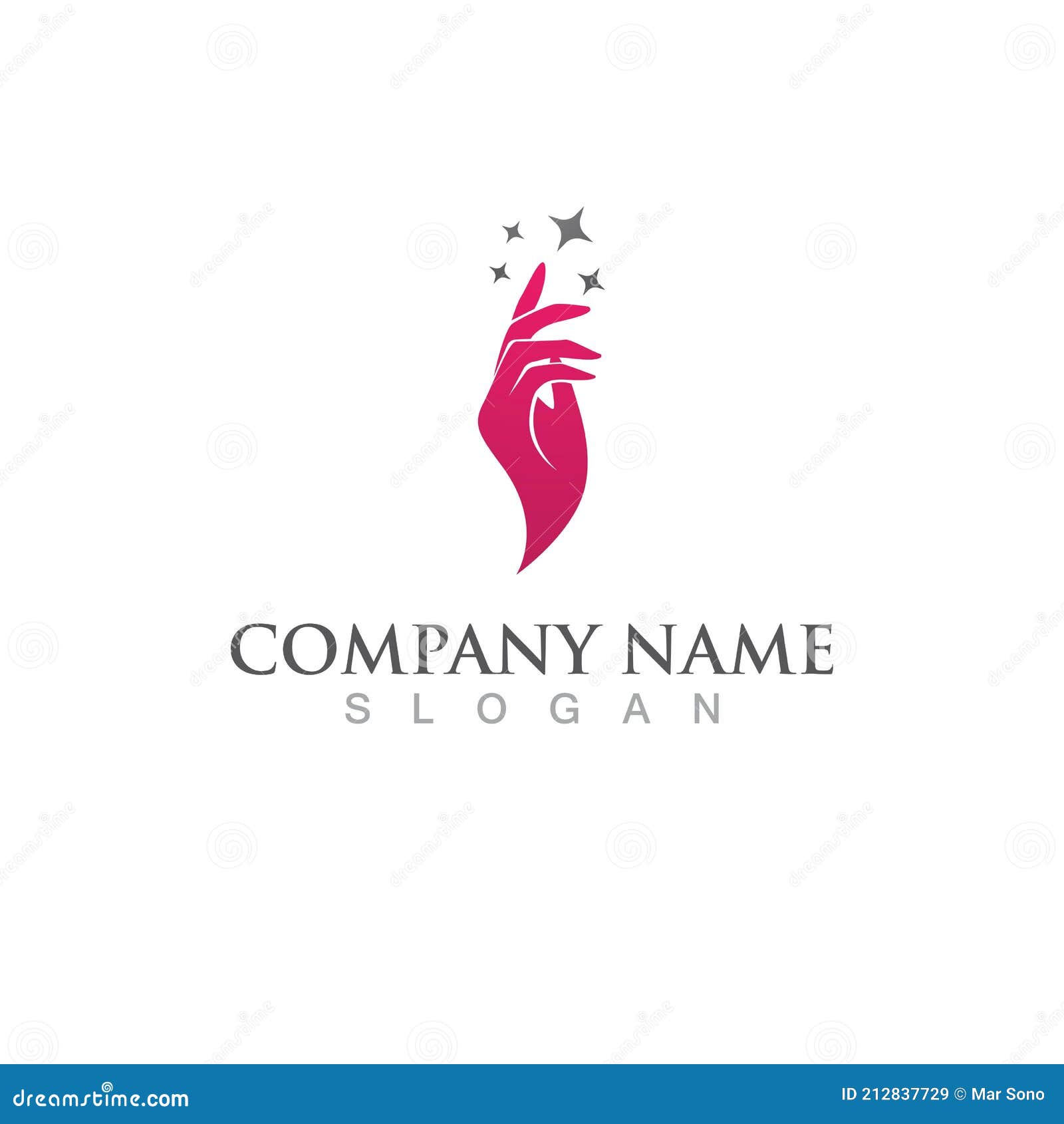 Hand Magic Logo and Symbol Vector Icon Stock Vector - Illustration of ...