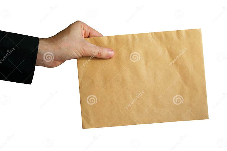 Hand with mail stock photo. Image of bann, envelope, finger - 2843726