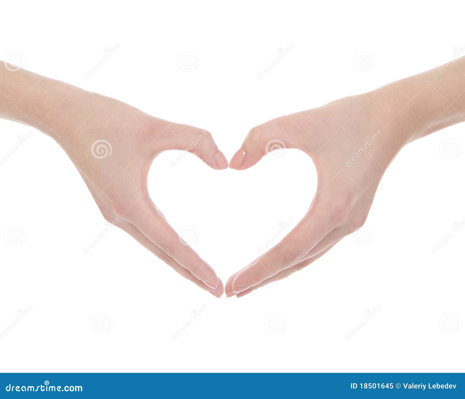 Hand Make A Heart Royalty Free Stock Photo - Image: 18501645