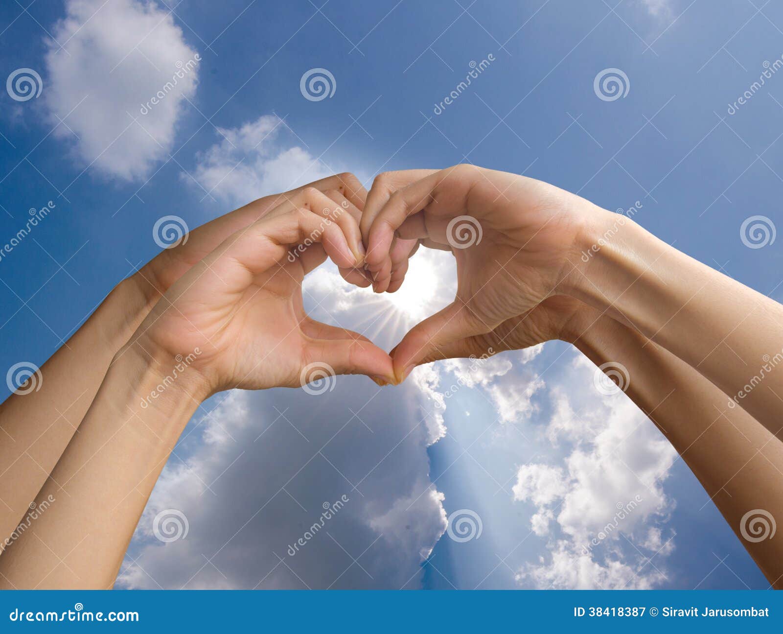 Hand make heart stock image. Image of heal, environment - 38418387