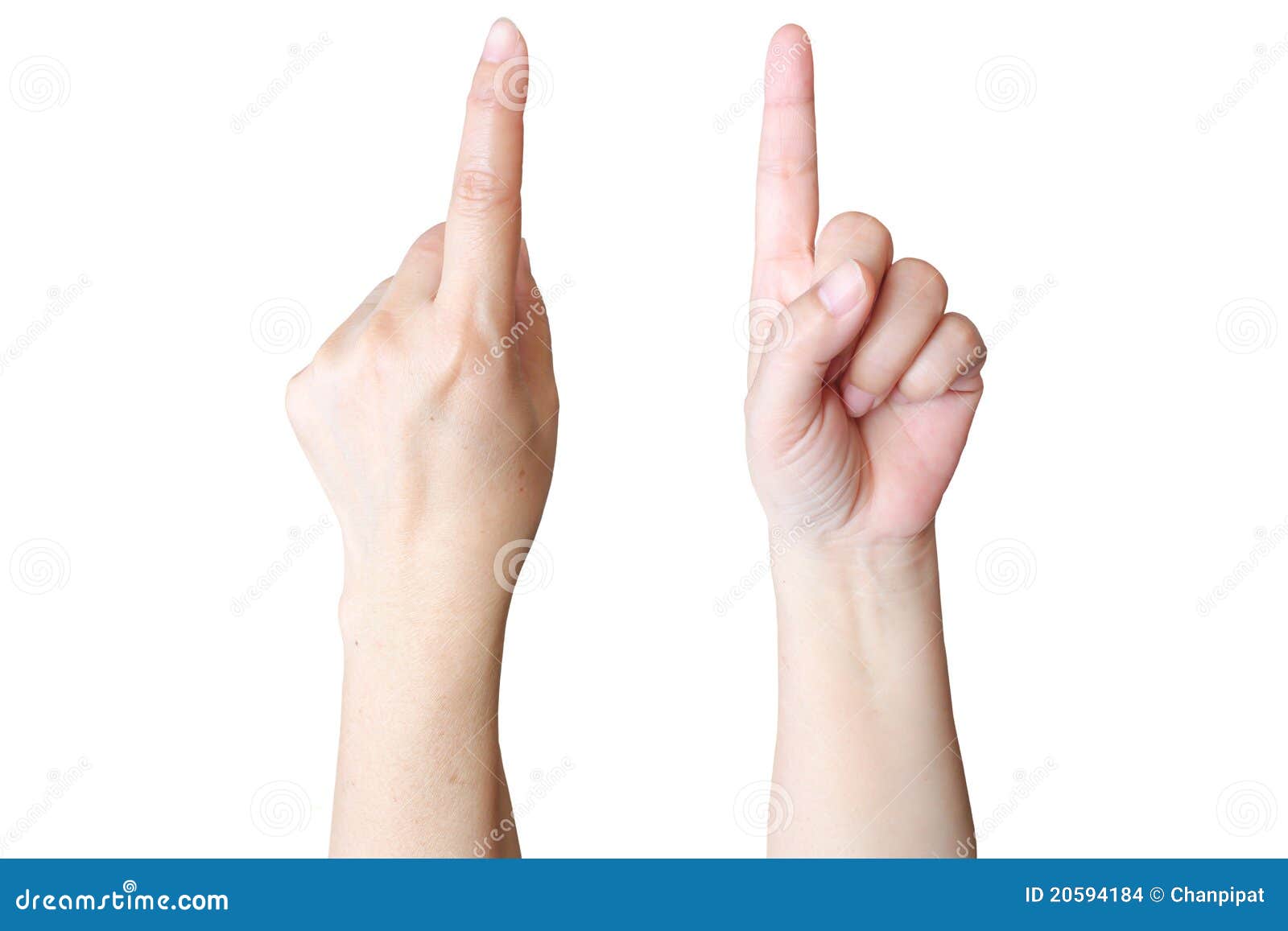 Hand make one sign stock photo. Image of sign, isolate - 20594184