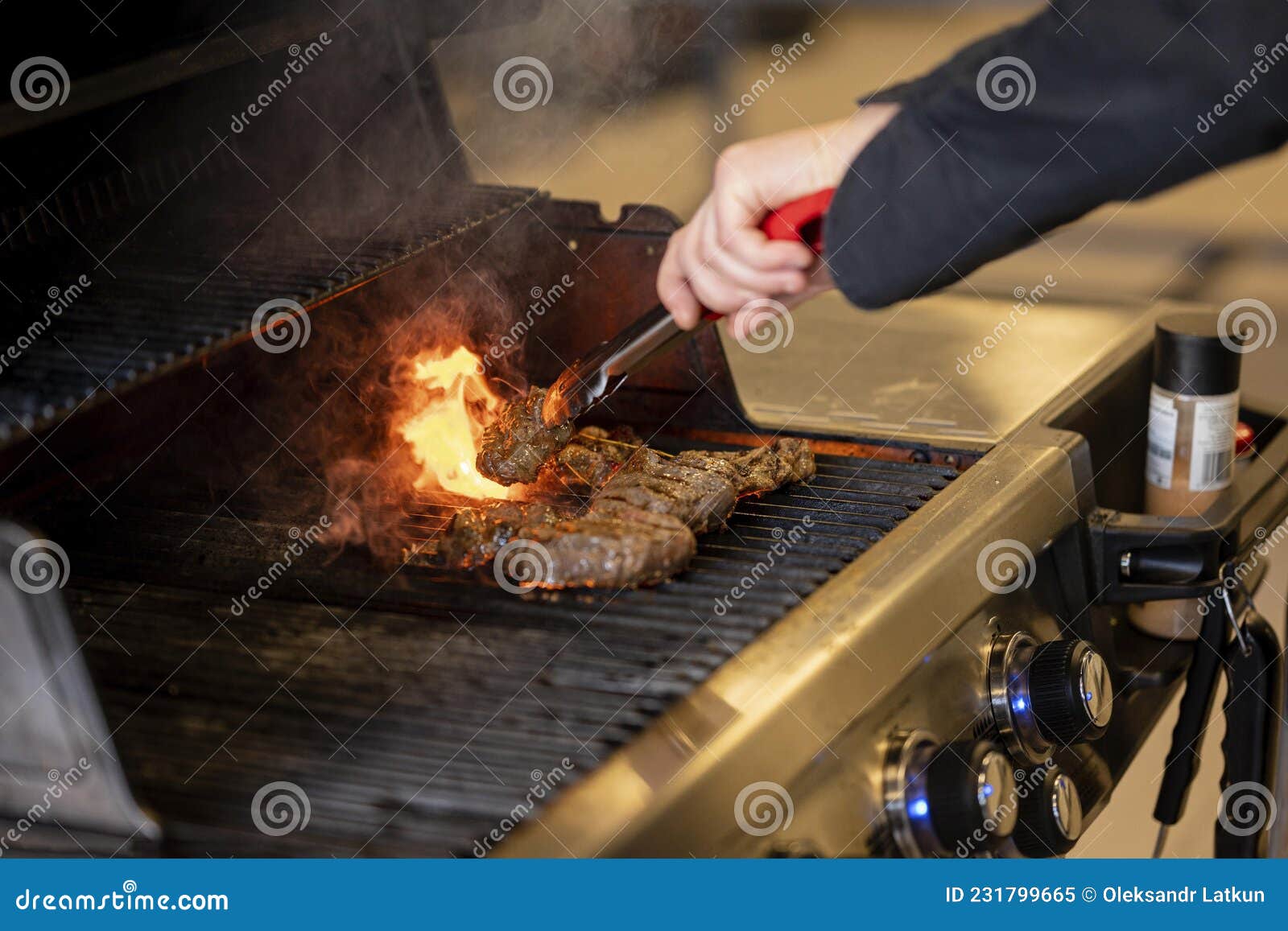 Hand Making Barbeque. High Quality Photo Stock Image - Image of hand ...