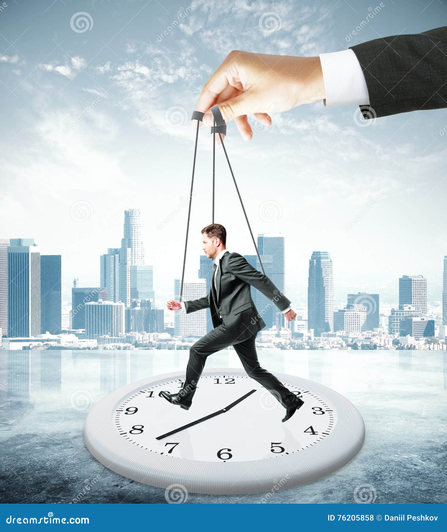 Hand making employee run stock photo. Image of assistant - 76205858