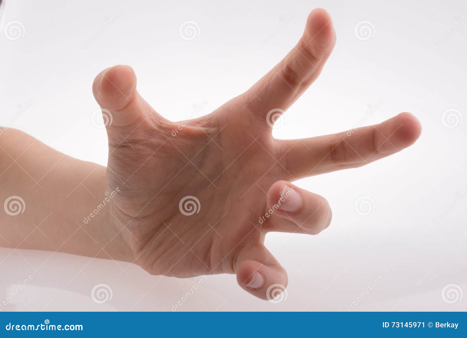 Hand making a gesture stock image. Image of grabbing - 73145971