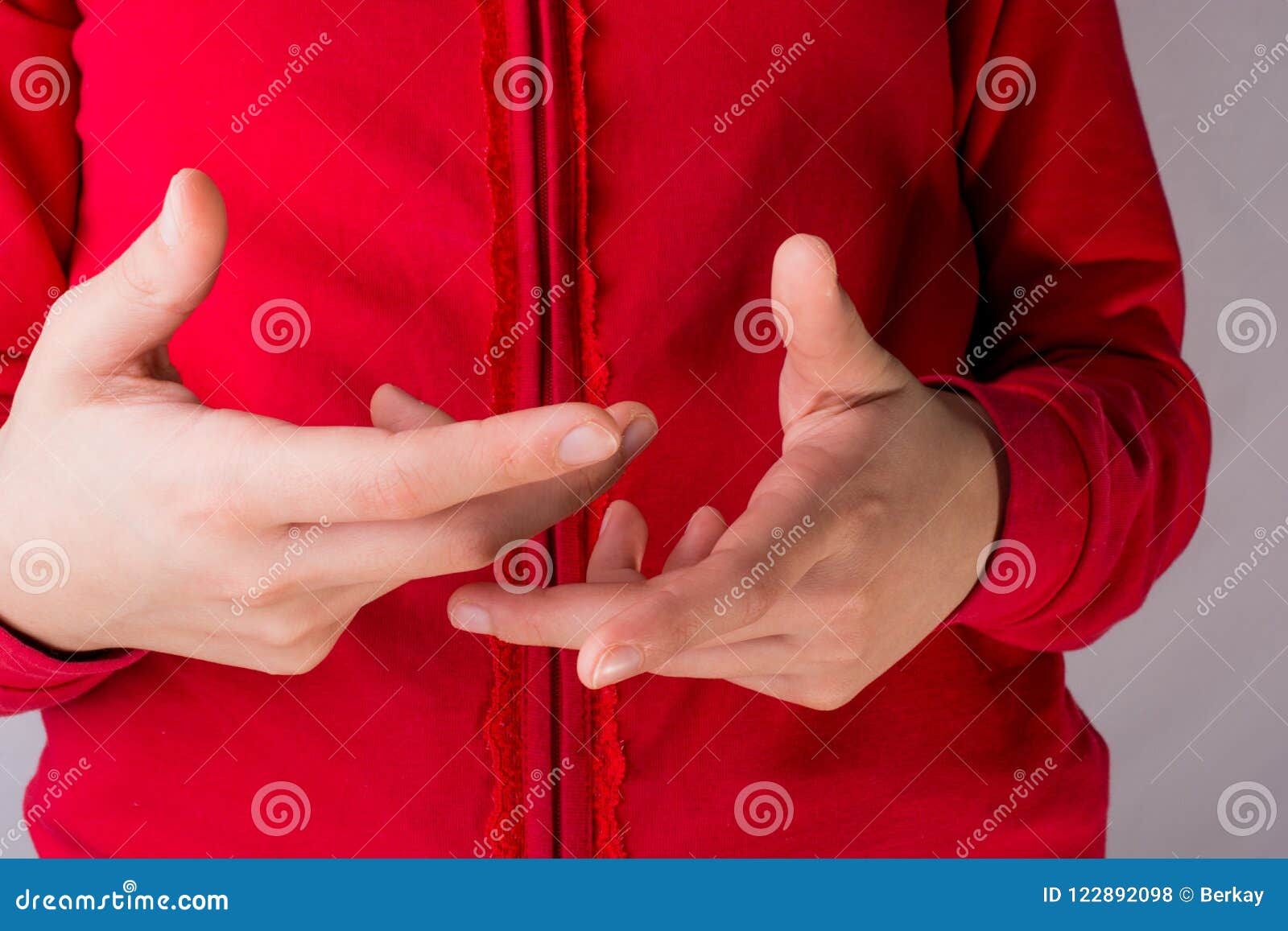 Hand making a gesture stock photo. Image of hand, collection - 122892098