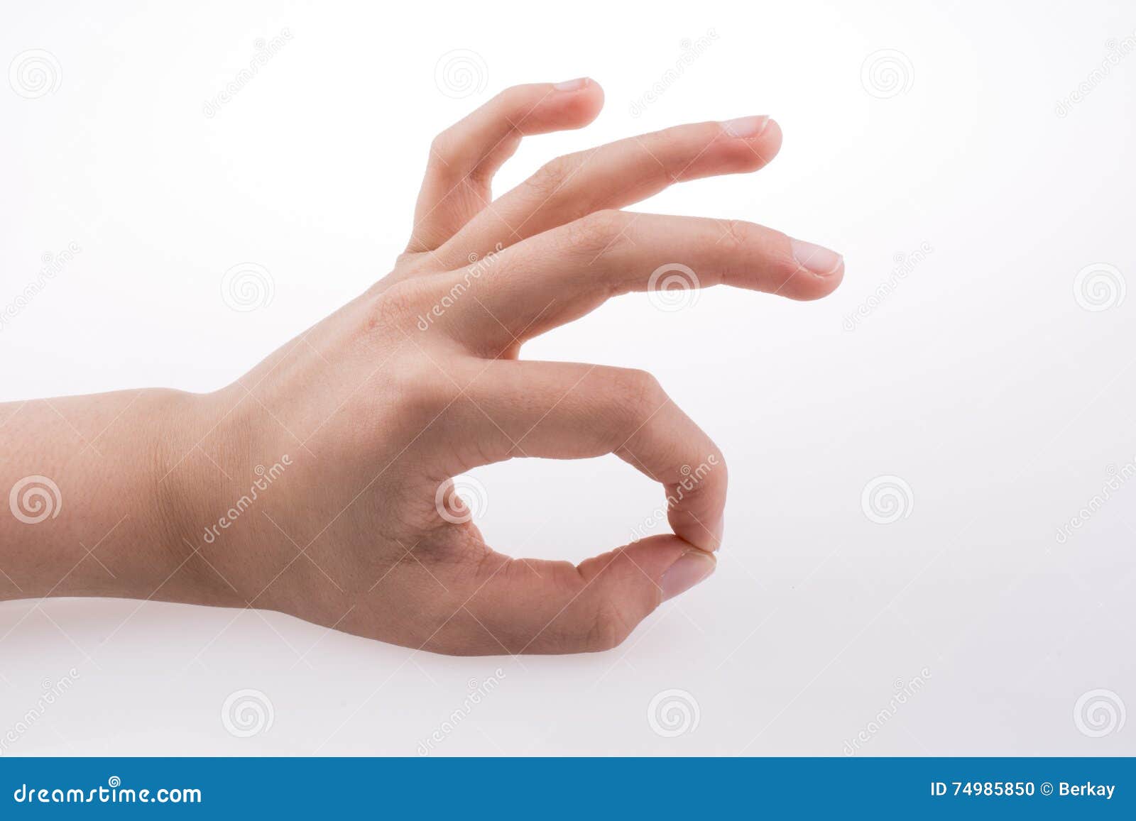 Hand making good symbol stock photo. Image of excellence - 74985850