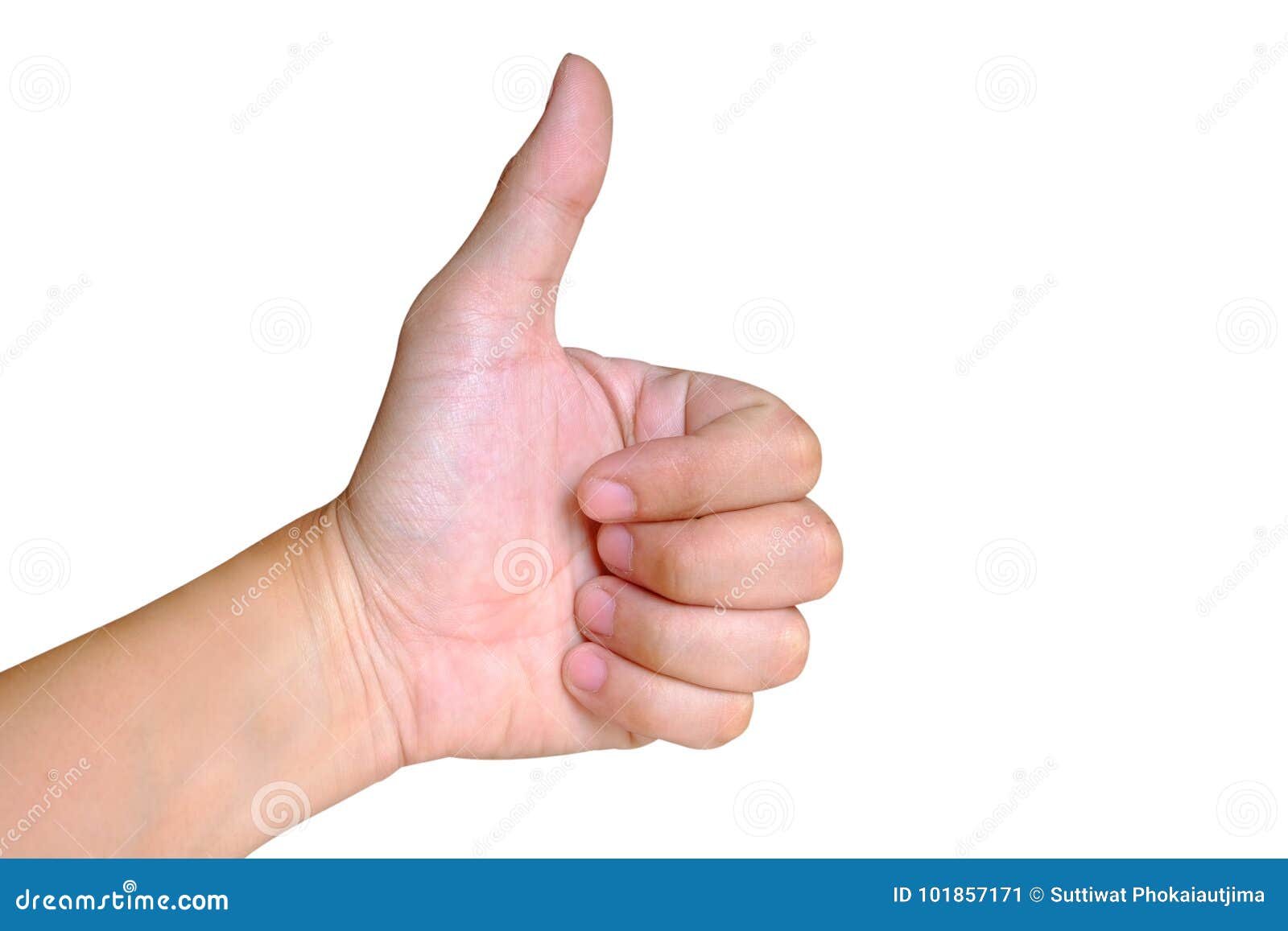 Hand making Isolated stock image. Image of isolated - 101857171