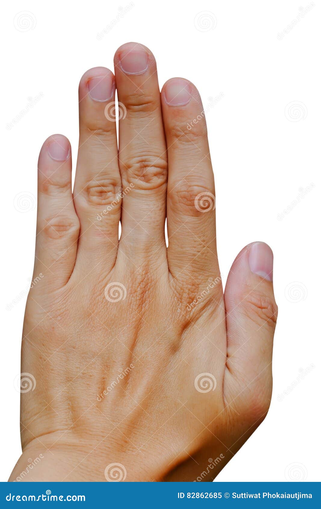 Hand making Isolated stock image. Image of background - 82862685