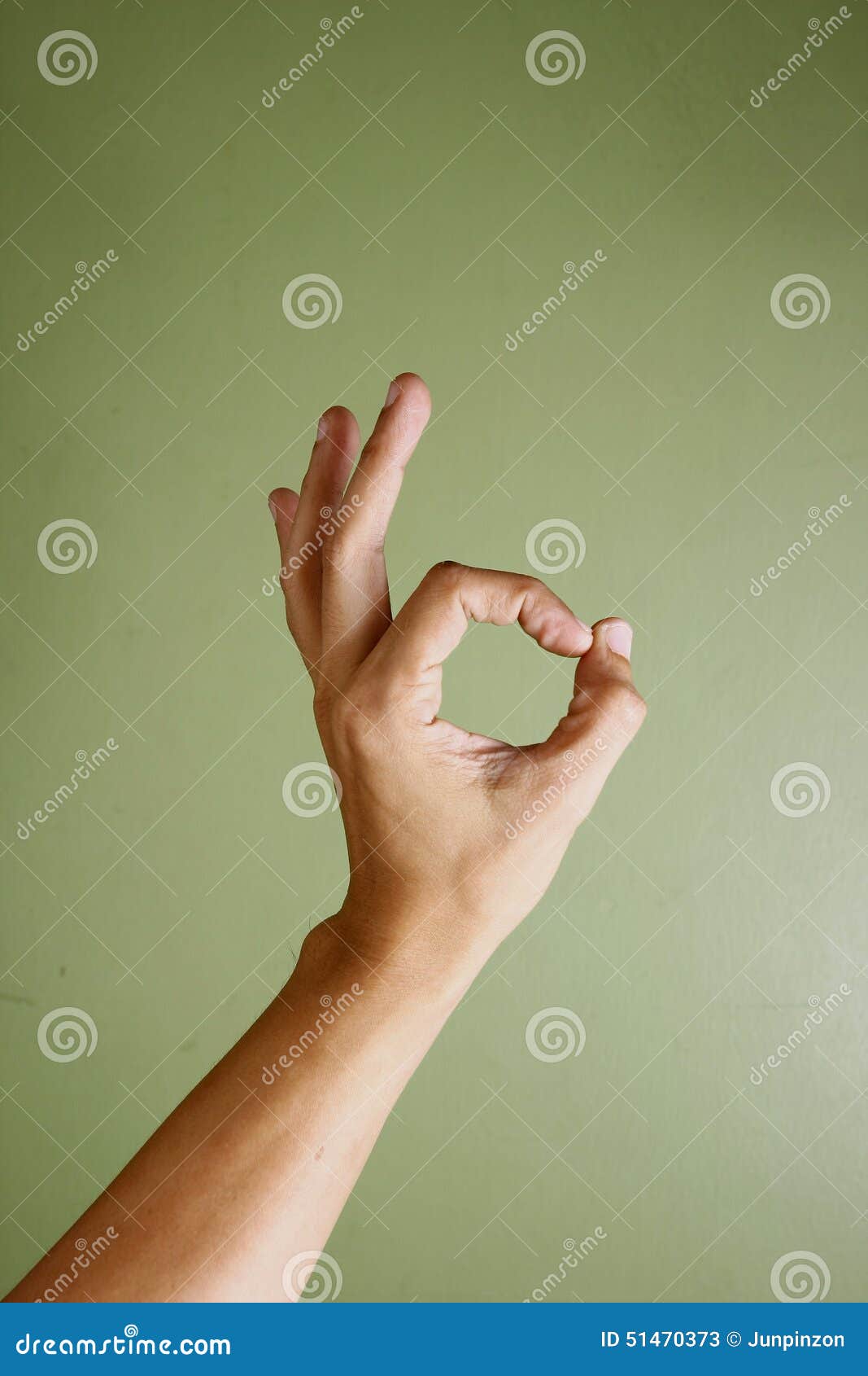 Hand making an ok sign stock image. Image of okay, thumb - 51470373