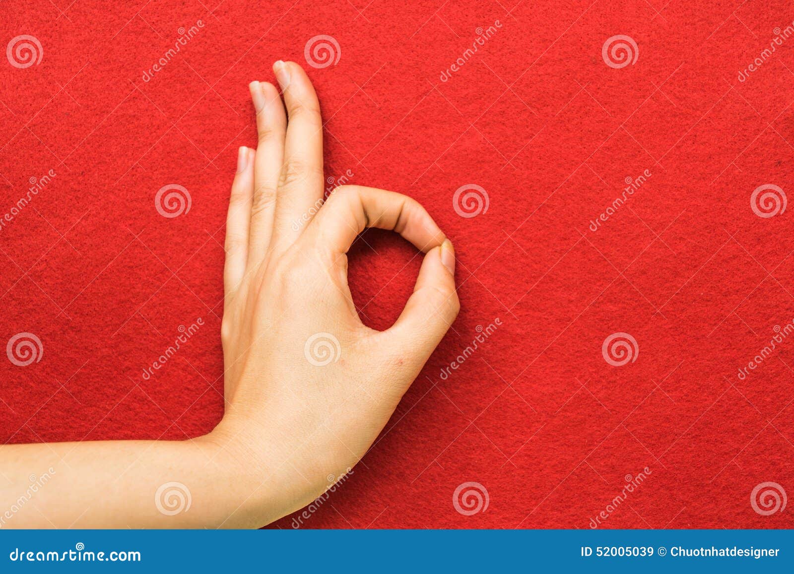 Hand Making Okay or Flicking Sign Stock Image - Image of human, female ...