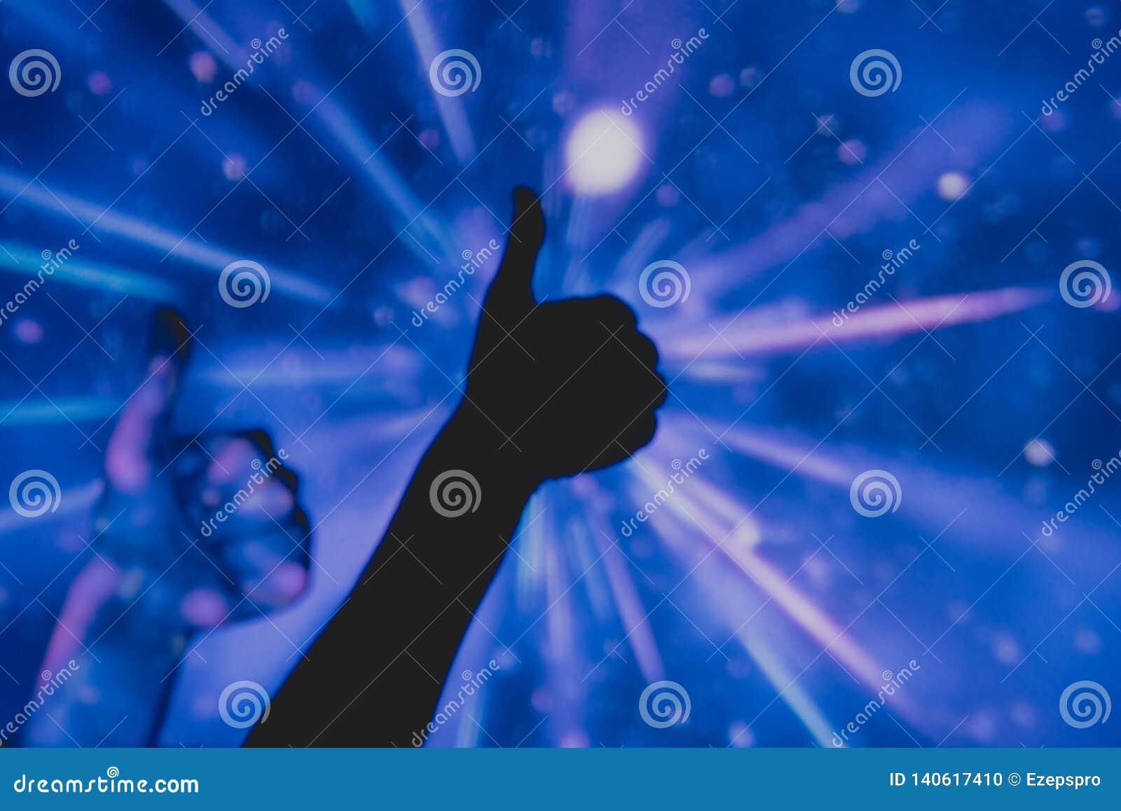 Hand Making the Positive Gesture, Thumb Up Stock Photo - Image of ...